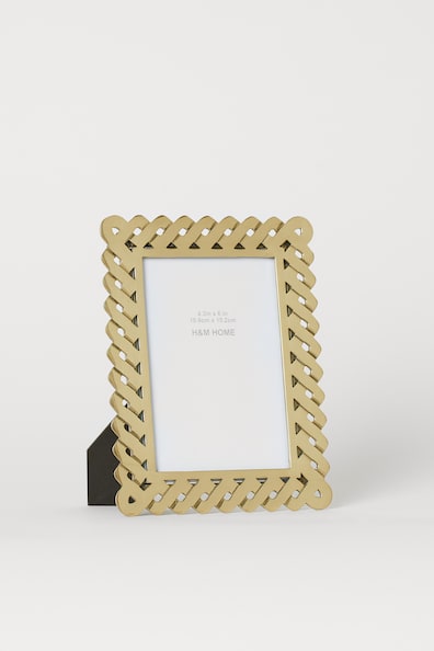 Metal photo frame - Gold-coloured - Home All | H&M GB
