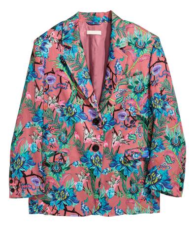 Jacket - Rust red/patterned - Ladies | H&M US