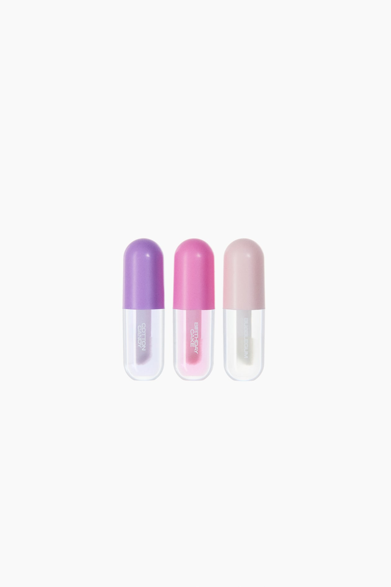 Mini Lip Oil Trio - Pink/light pink/purple - Beauty all | H&M US