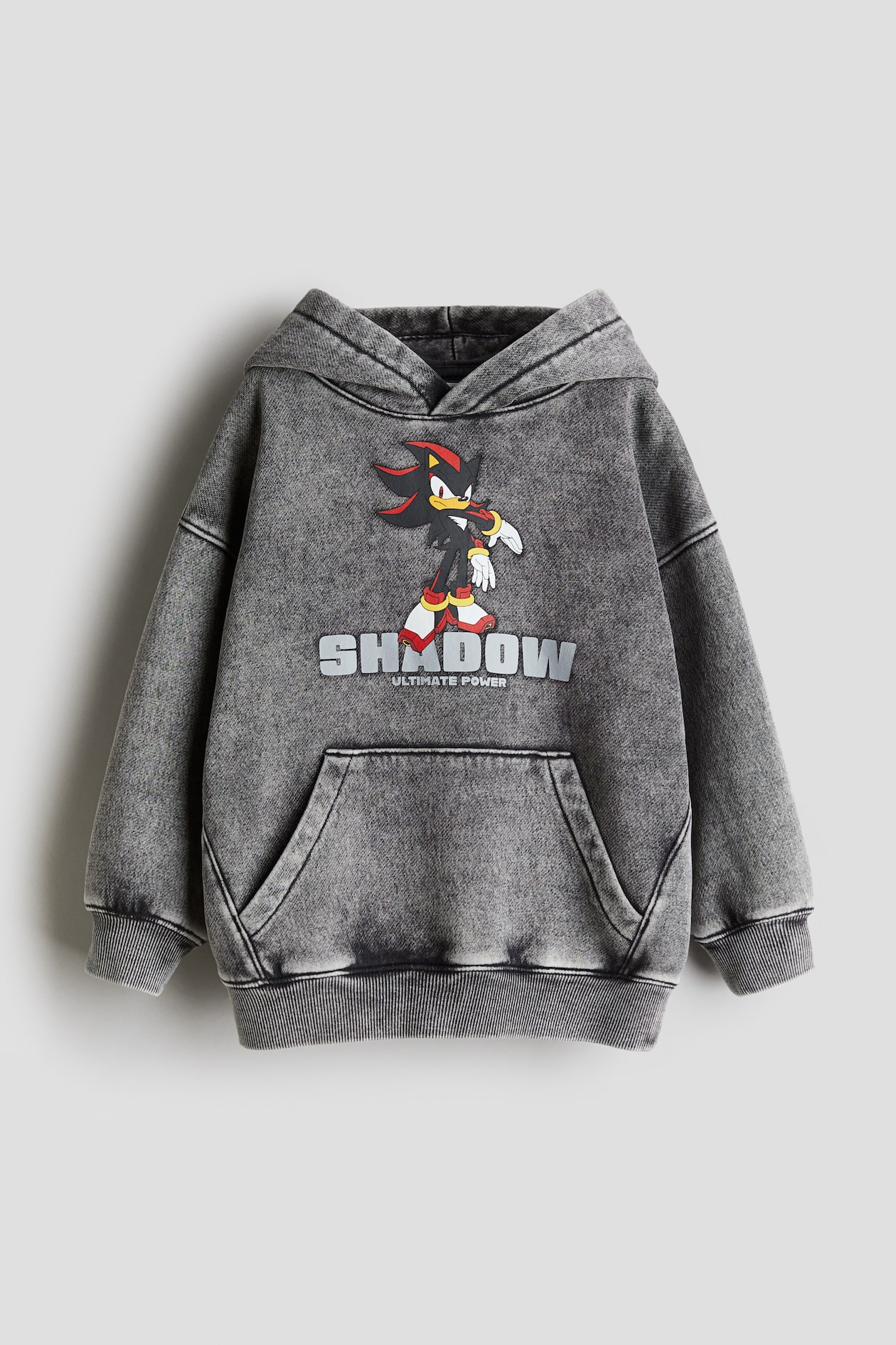 Gray/Sonic the Hedgehog Hoodie with Printed Motif for kids | H&M CA