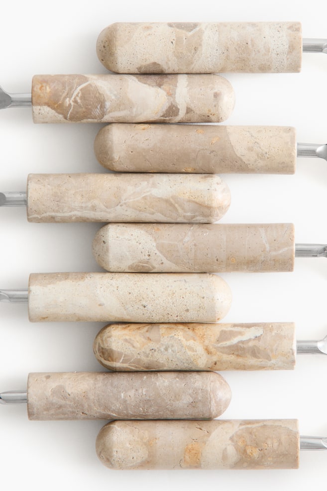 Beige 3-Piece Marble Cheese Knife Set at H&M Home | H&M CA