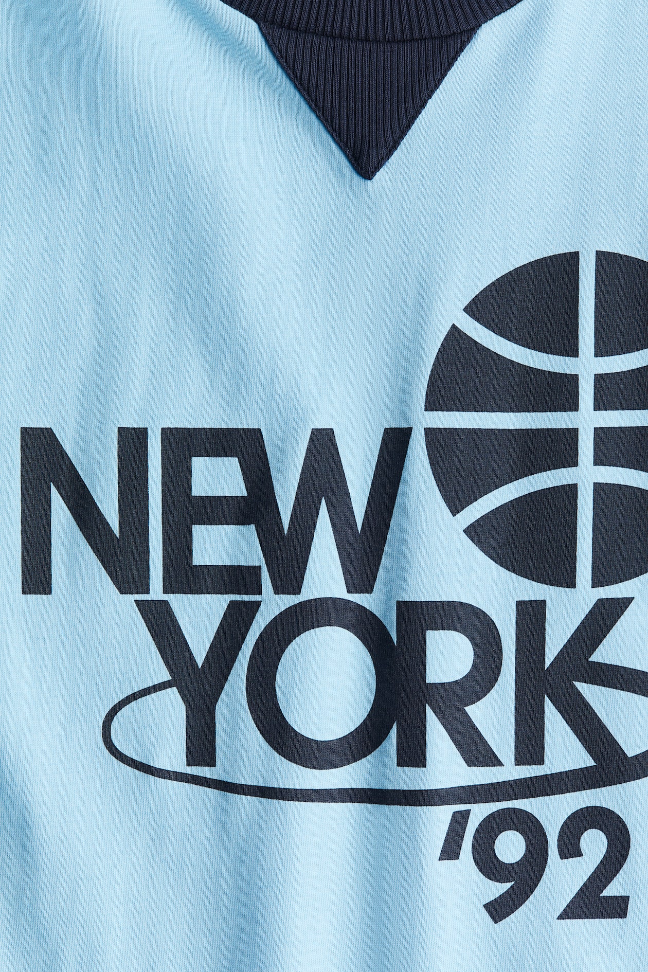 Cotton Jersey T-Shirt - Blue/New York - Kids | H&M US