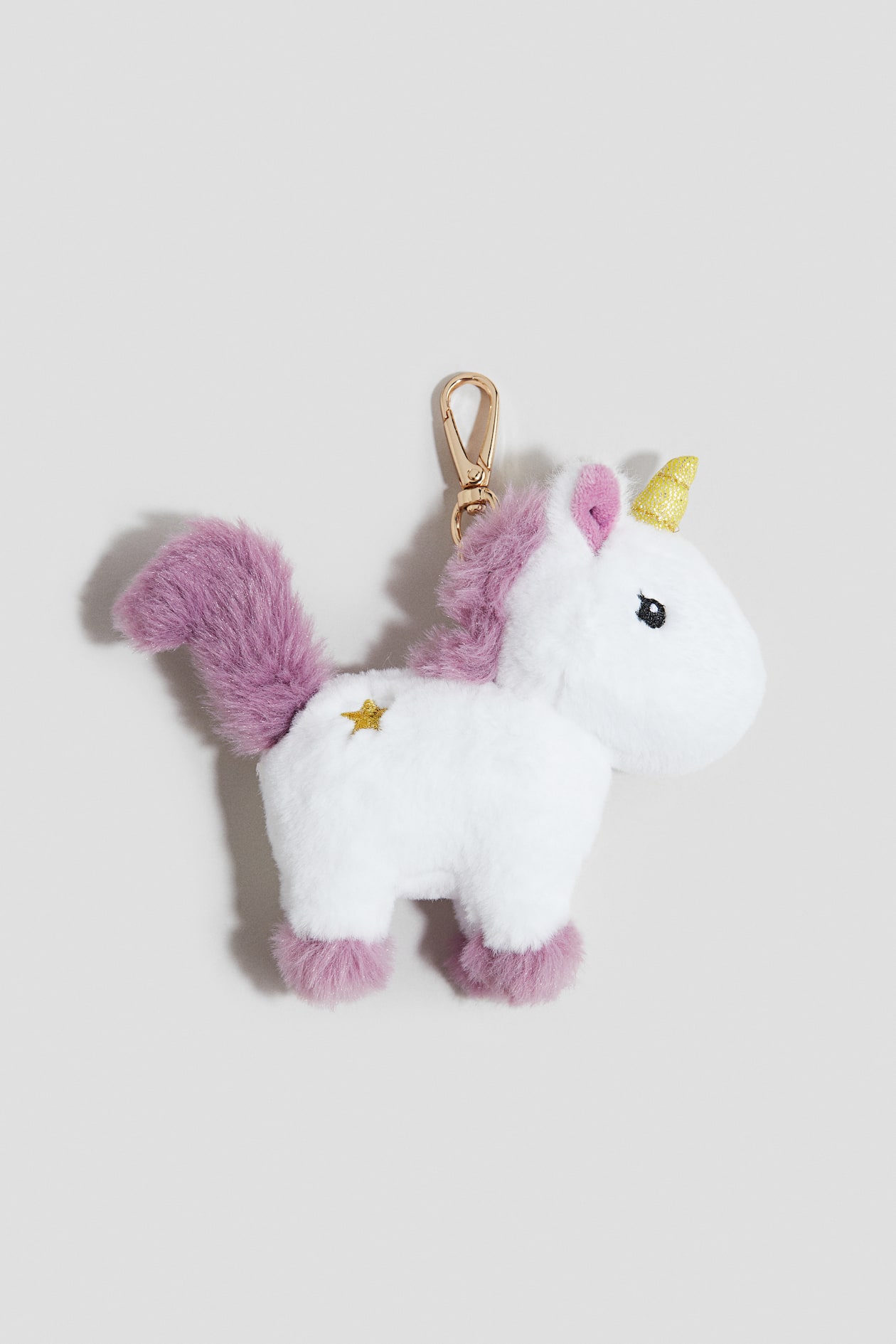 Soft toy bag charm - White/Unicorn - Kids | H&M GB