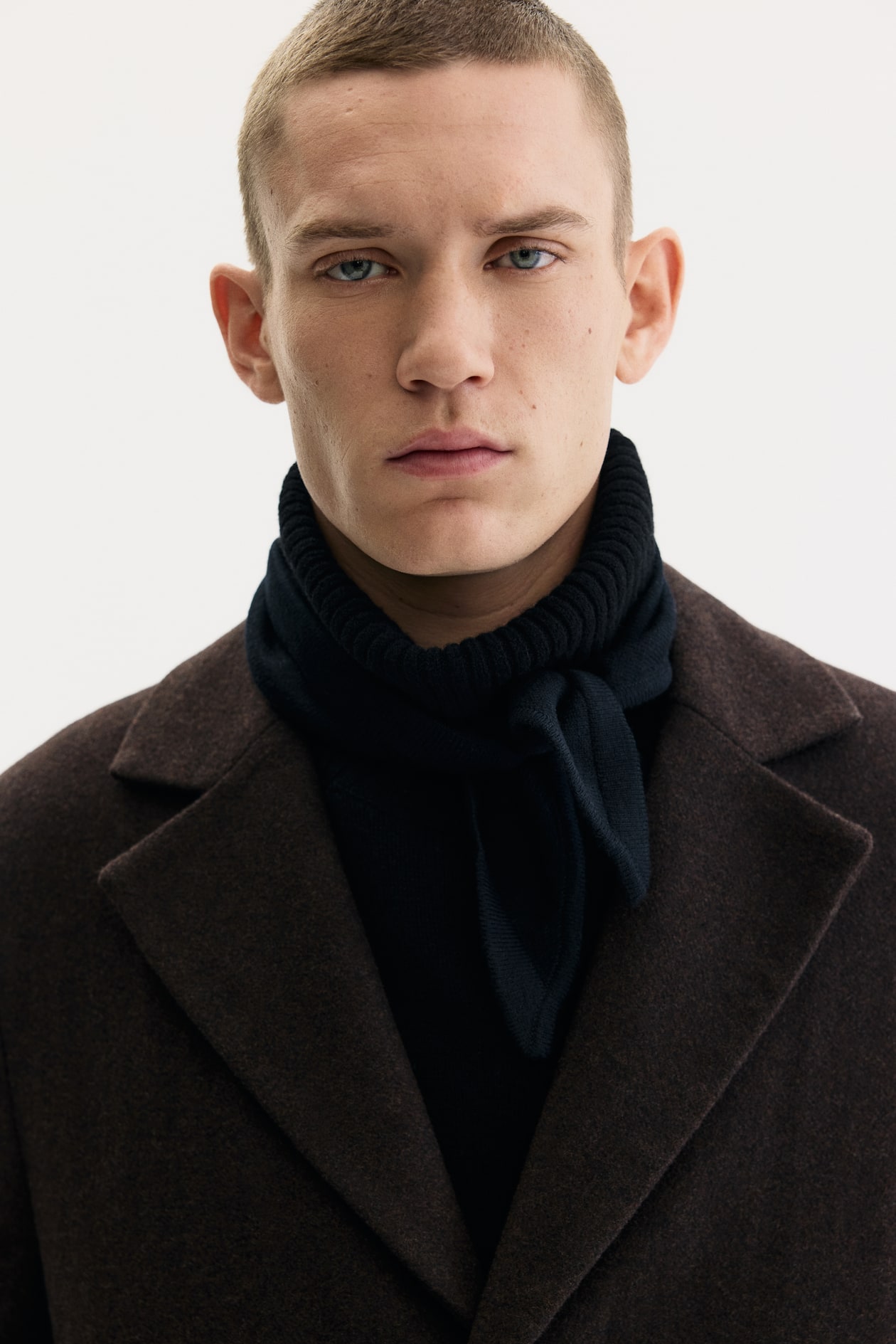 Einreihiger Mantel aus Wollmix - Dunkelbraun - Men | H&M DE
