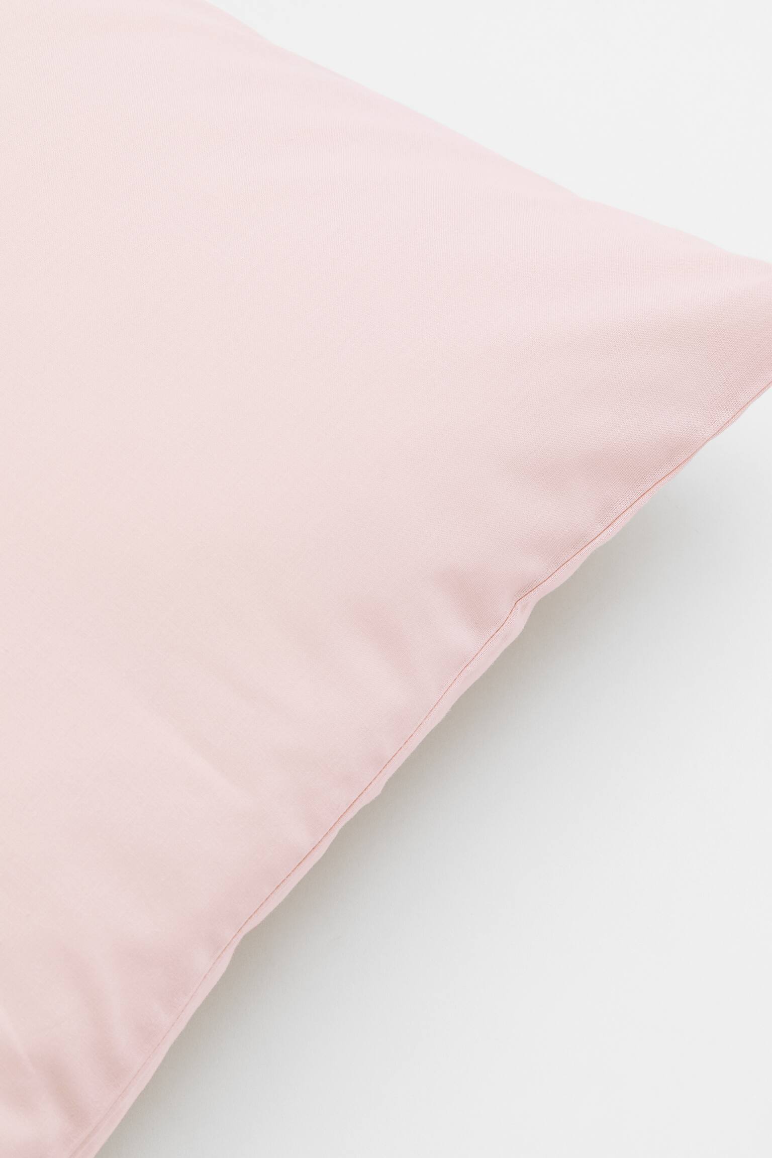 Cotton Pillowcase - Light powder pink - Home All | H&M US