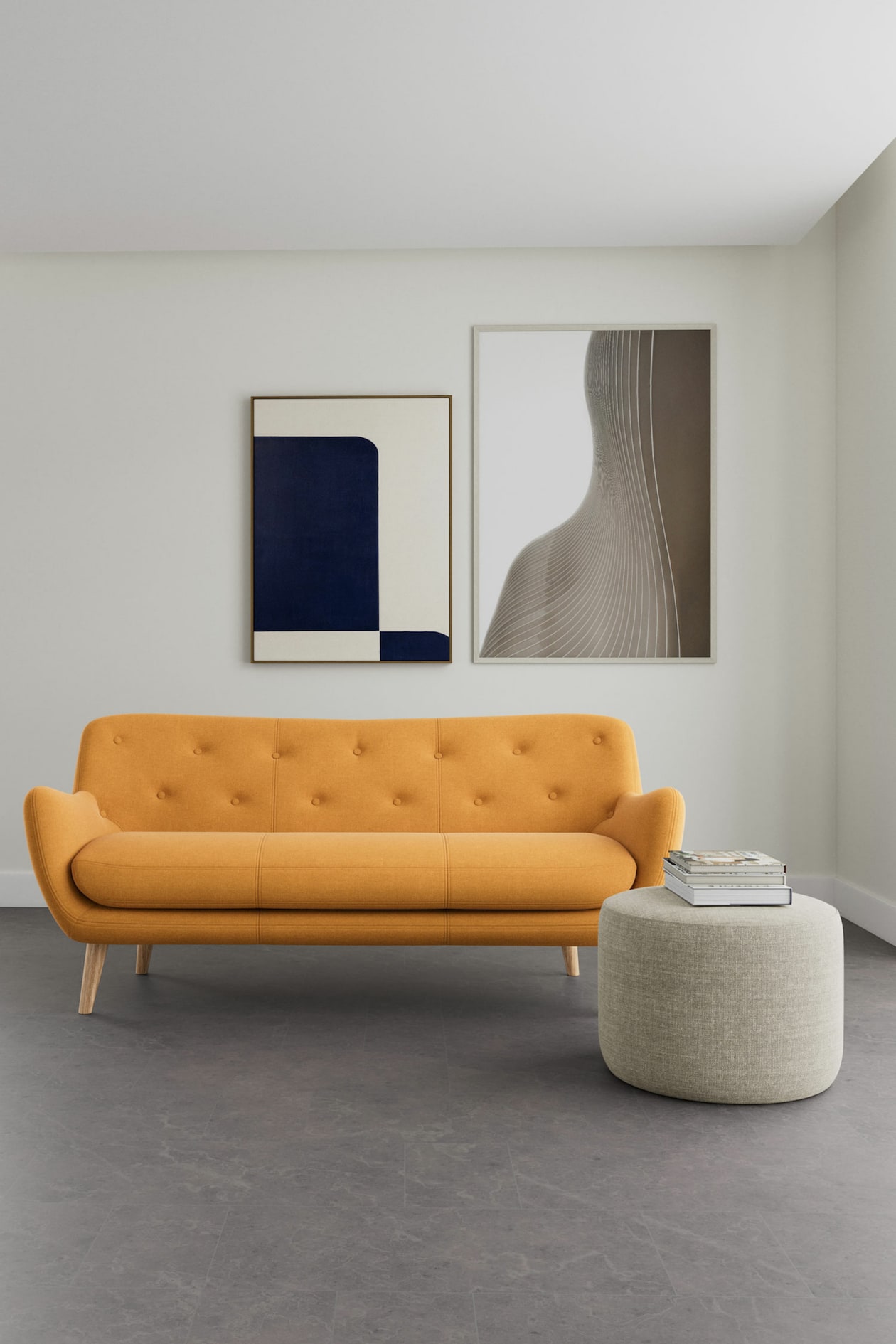 🛋️ Herman 3-sitssoffa - Sunday Curry - SOFACOMPANY - Home All | H&M SE