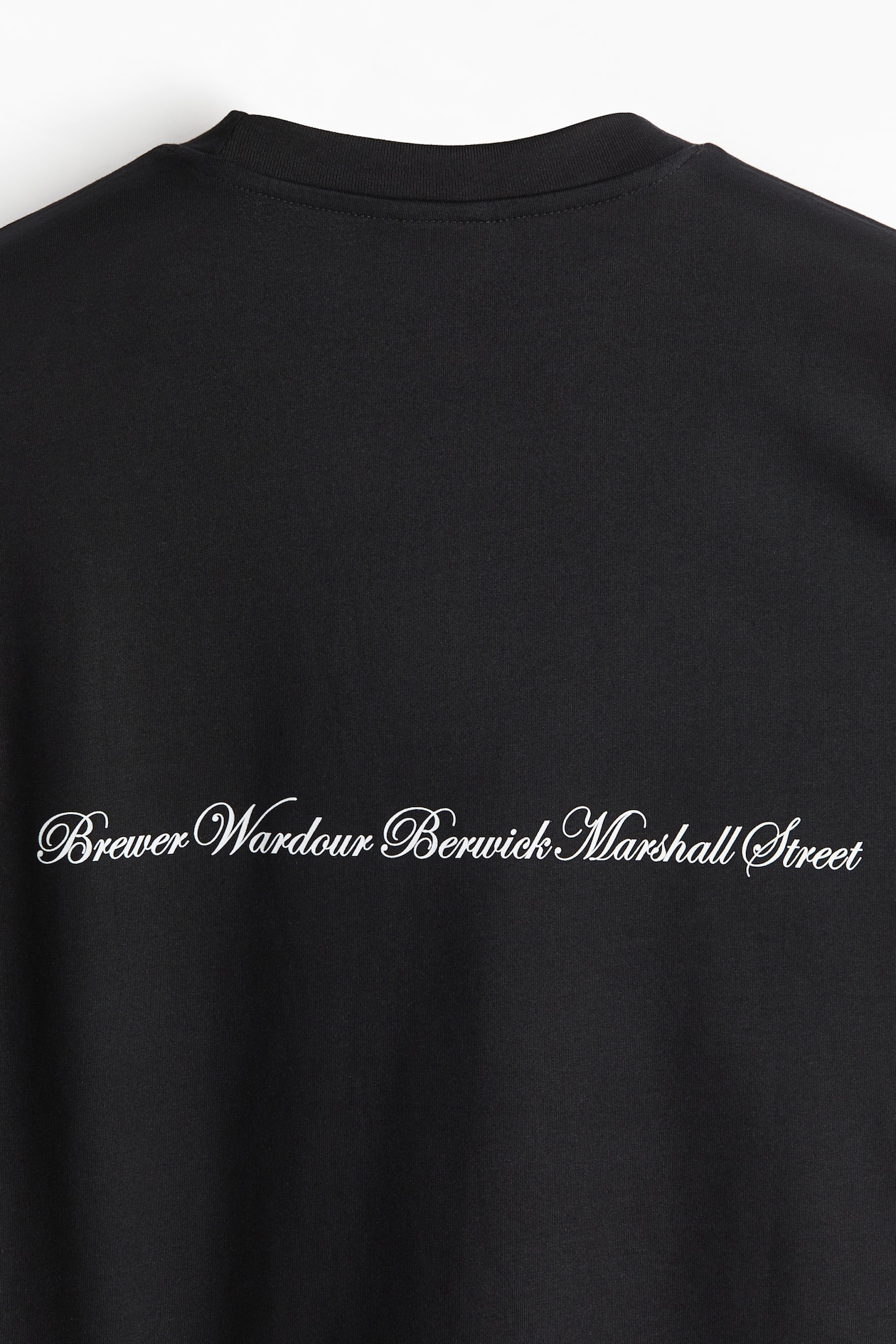 루즈핏 프린트 티셔츠 - 블랙/Soho LDN - Men | H&M KR