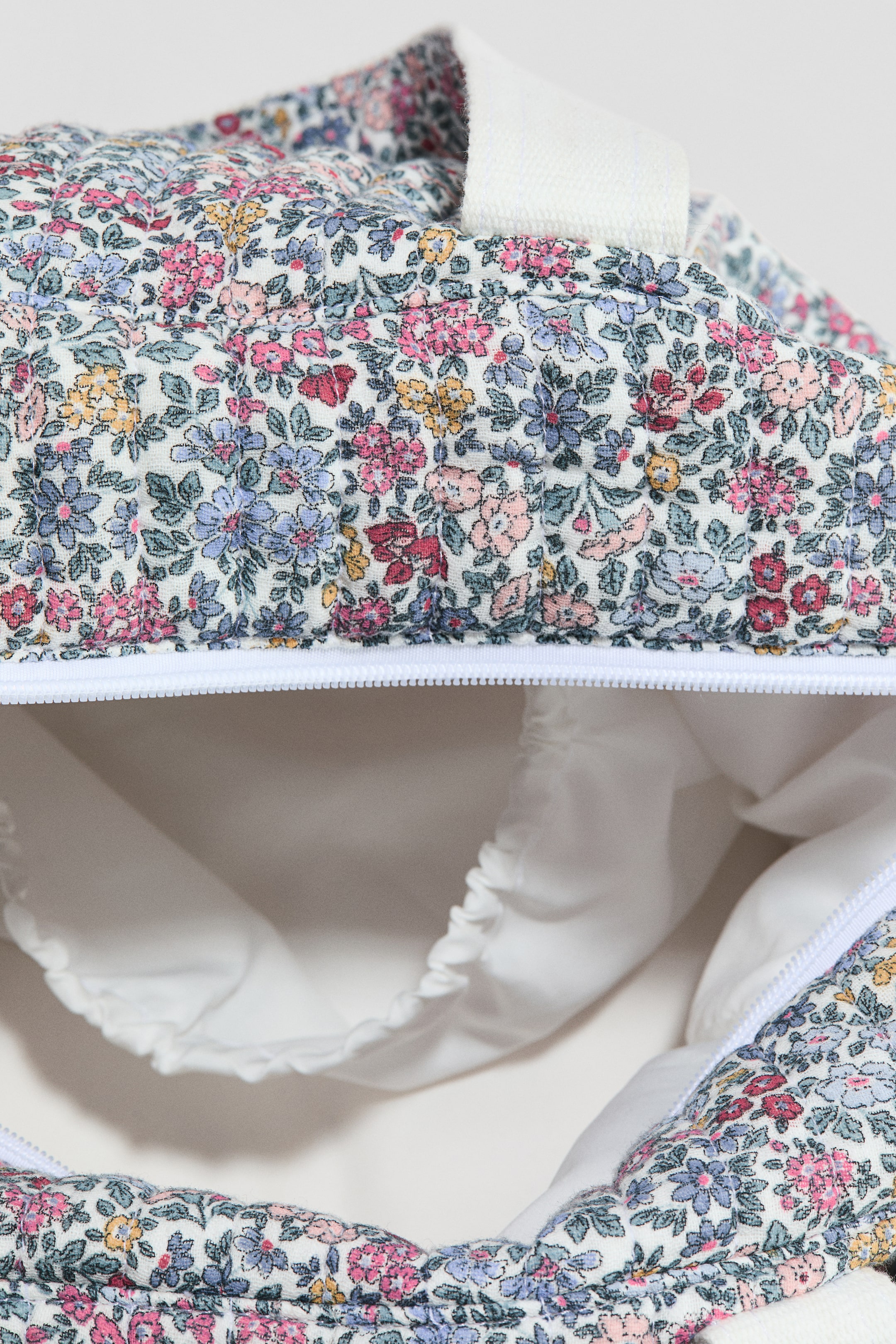 3-piece Padded Diaper Bag Set - Light blue/floral - Kids | H&M PH