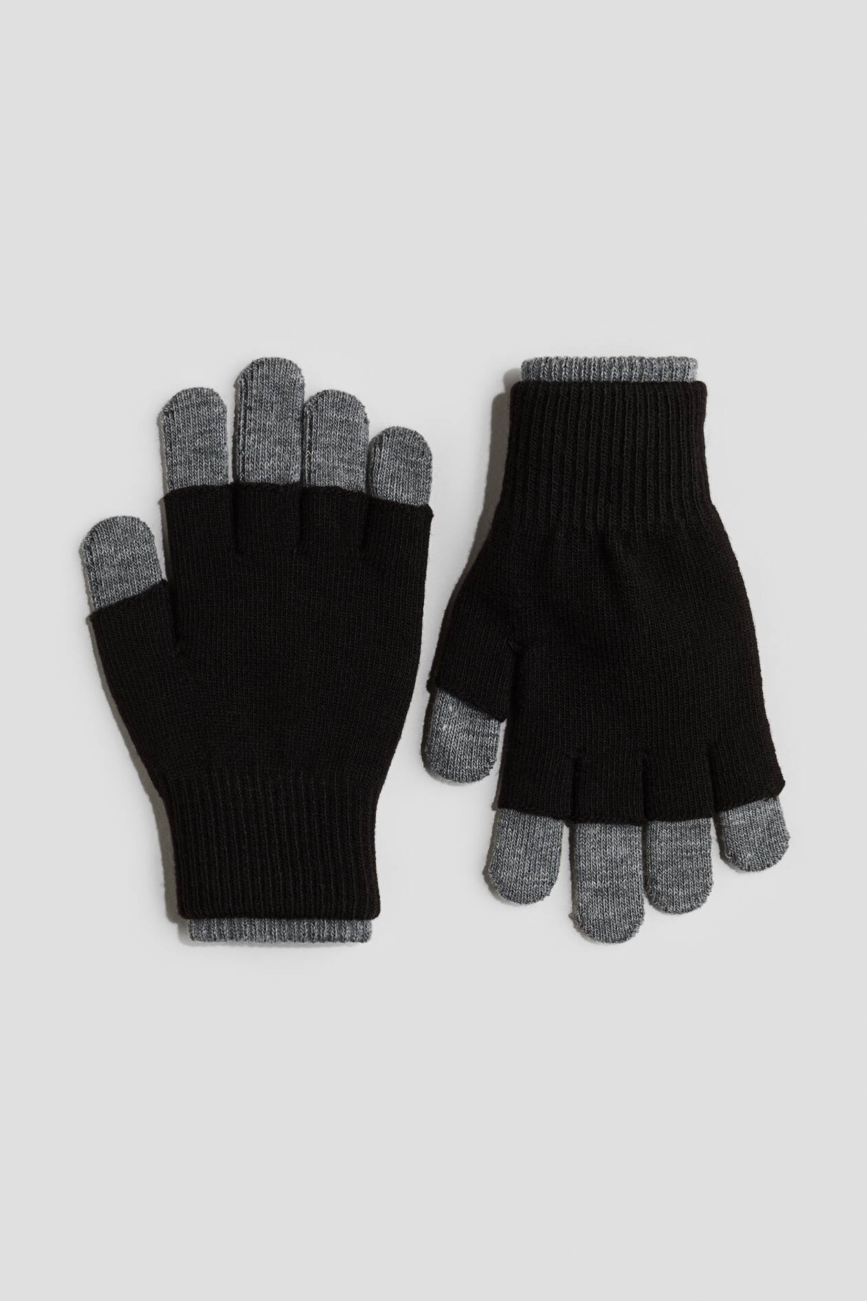 Black/color-block Gloves/Fingerless Gloves for kids | H&M US