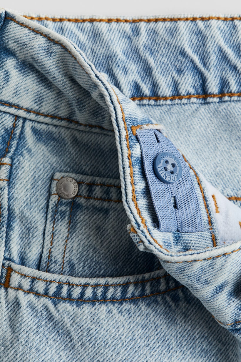Light denim blue Beck Loose Fit Jeans for kids | H&M US