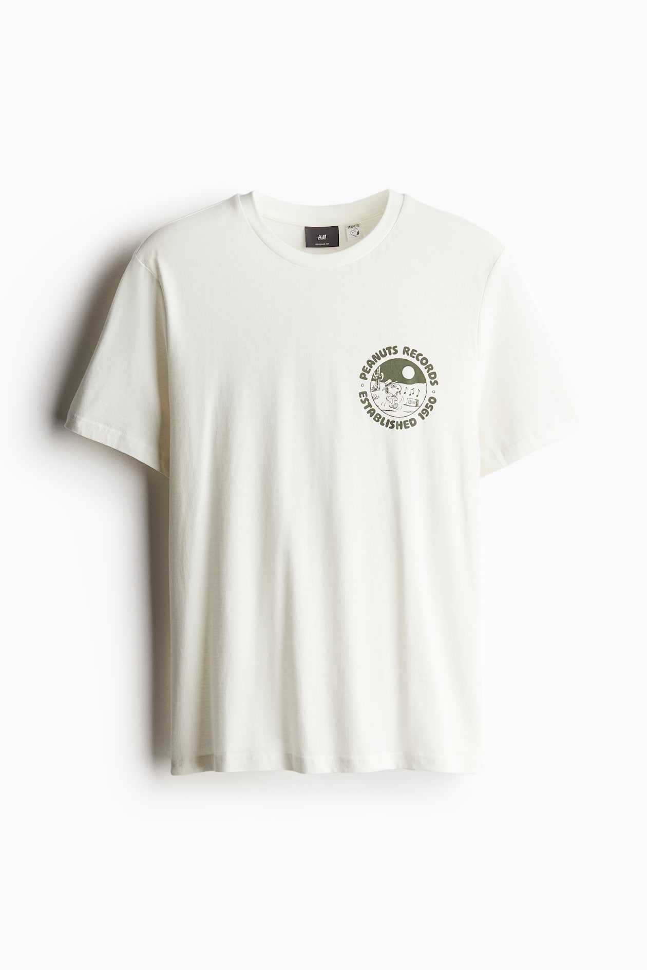 Men’s White/Snoopy Regular Fit T-shirt | H&M CA