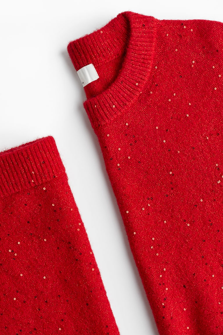 Women's Red MAMA 2-piece Embellished Set | H&M US