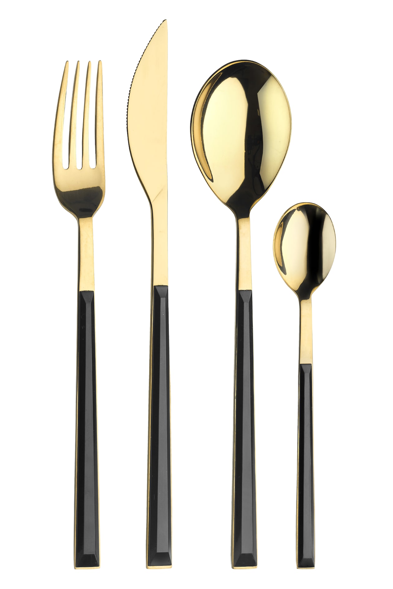 Set 24tlg. Sushi - Griff Schwarz/edelstahl Gold - Pintinox - Home All ...