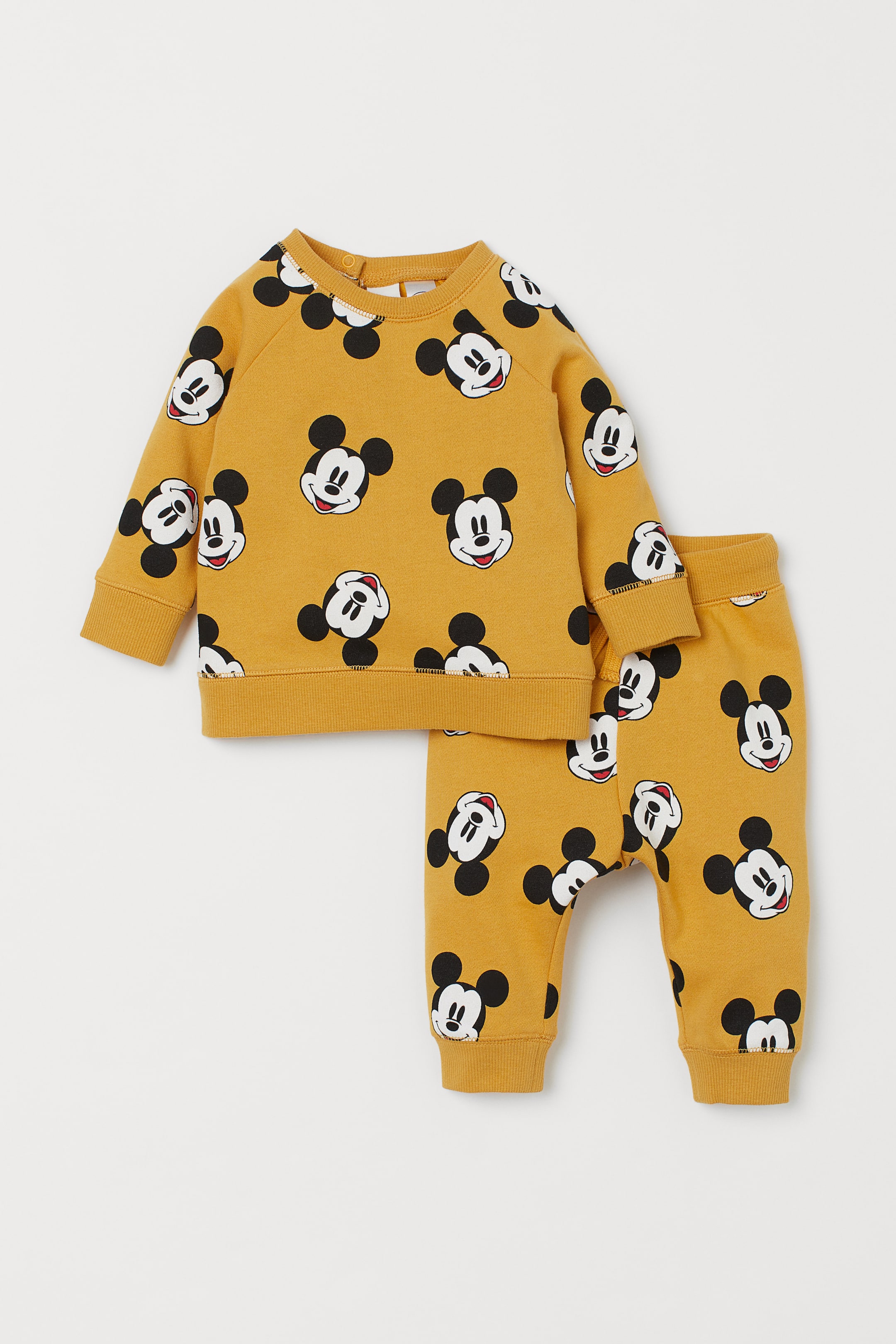 2-piece set - Yellow/Mickey Mouse - Kids | H&M GB