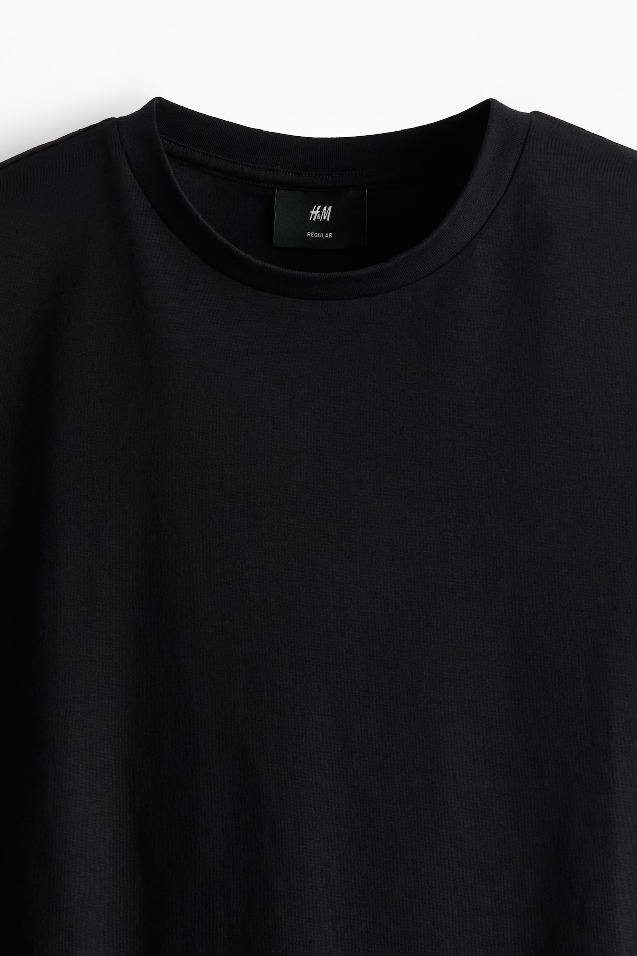 Men’s Black Regular Fit T-shirt | H&M US
