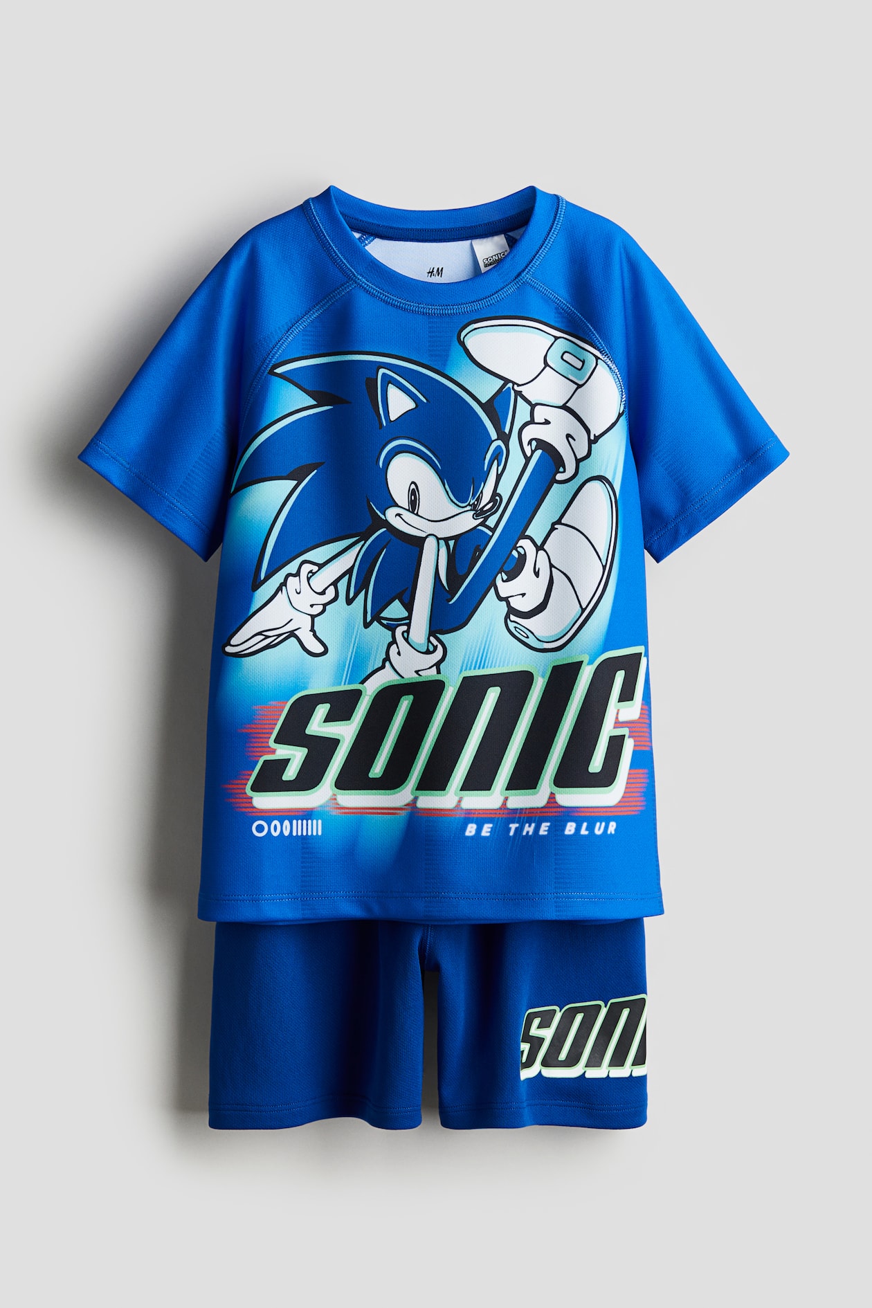 Bright blue/Sonic the Hedgehog 2-piece Soccer Set for kids | H&M CA