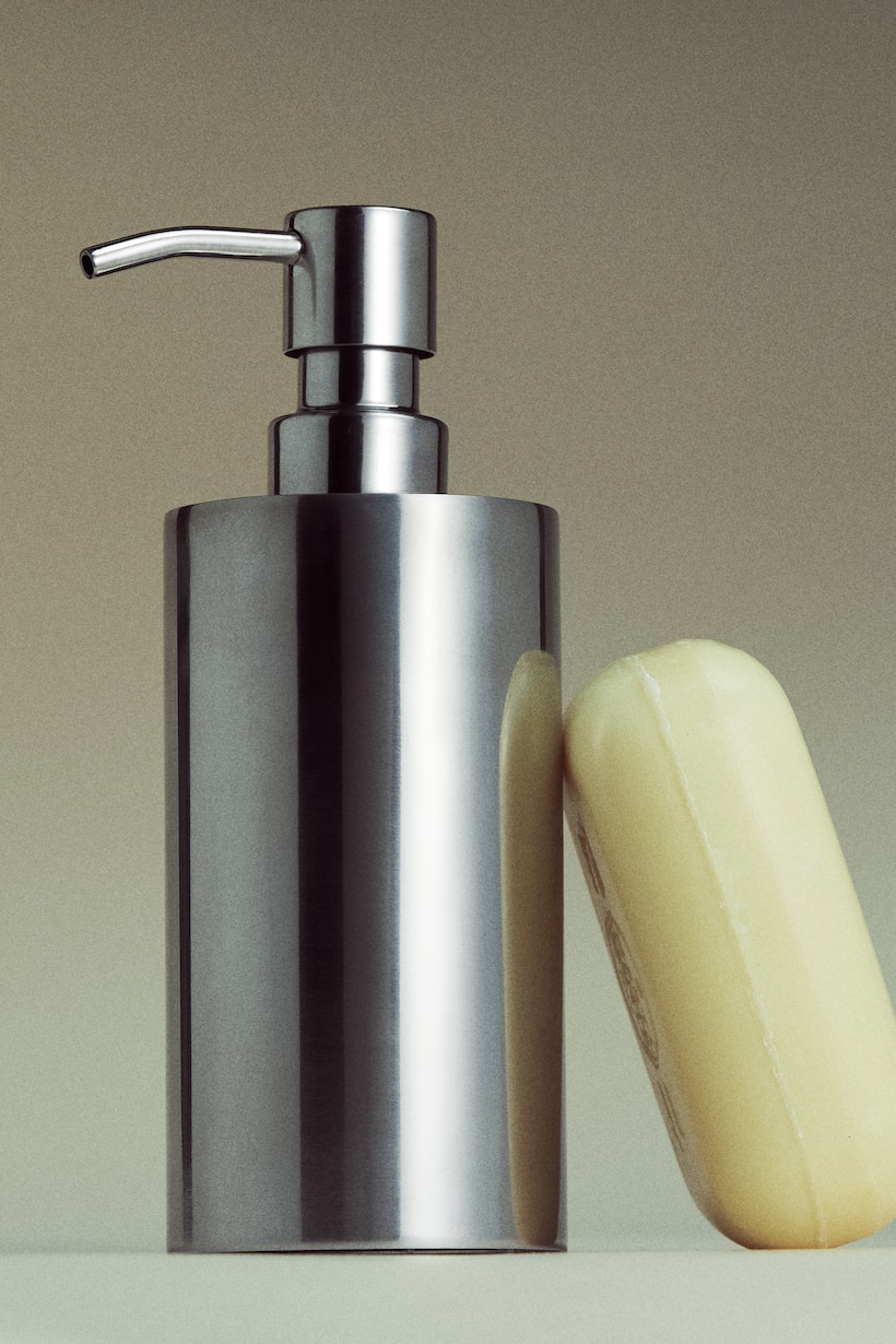 Silver-colored Stainless Steel Soap Dispenser at H&M Home | H&M US