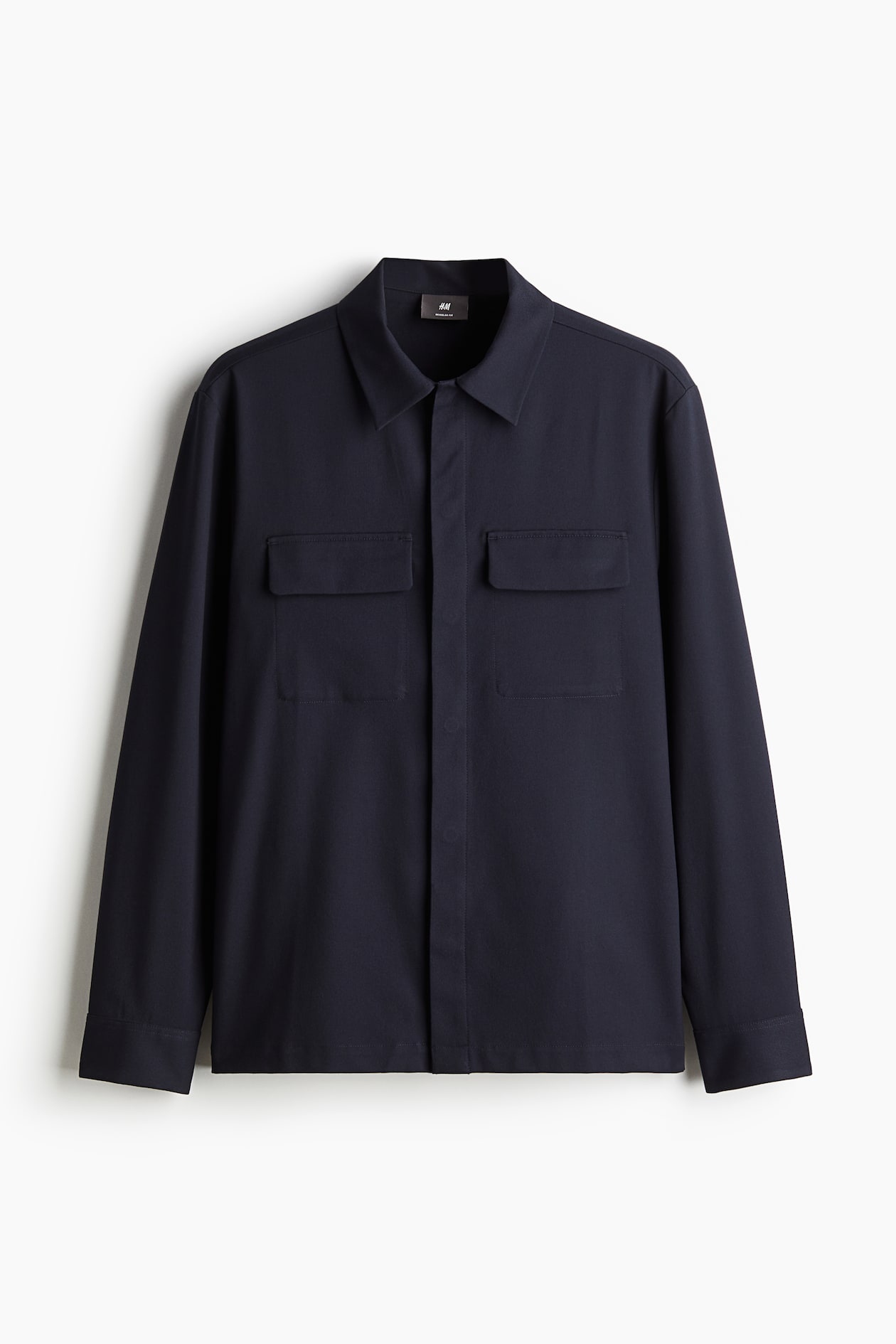 Men’s Navy blue Regular Fit Utility Shirt | H&M US