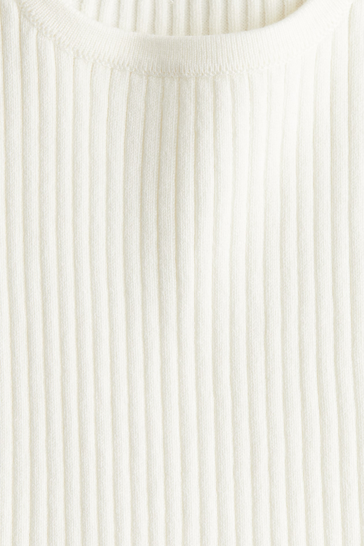 Rib-Knit Tank Top - Cream - Kids | H&M US