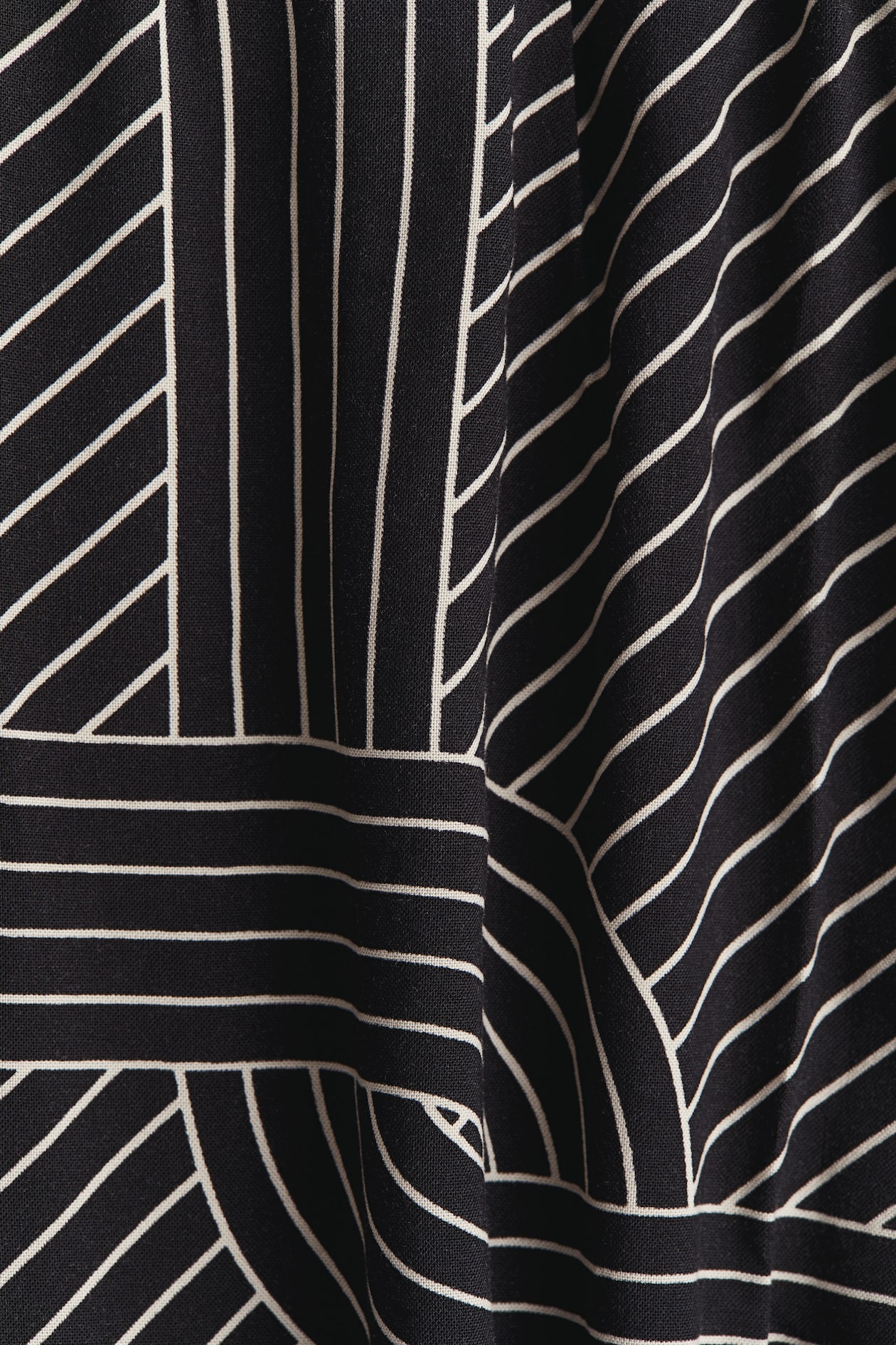 Viscose Culottes - Black/patterned - Ladies | H&M PH