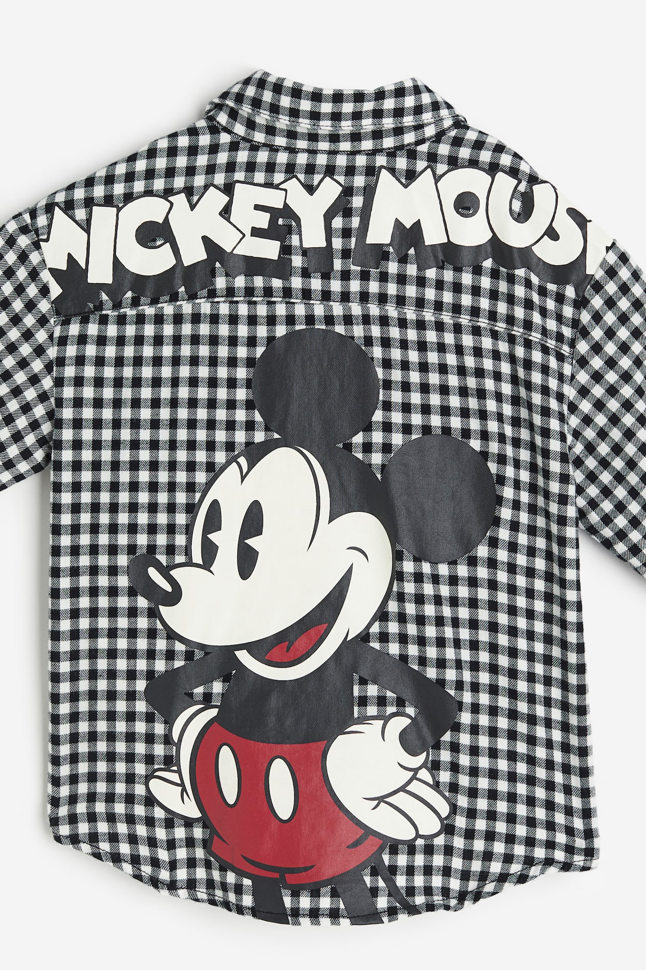 Black/Mickey Mouse Print-motif Shirt | H&M CA