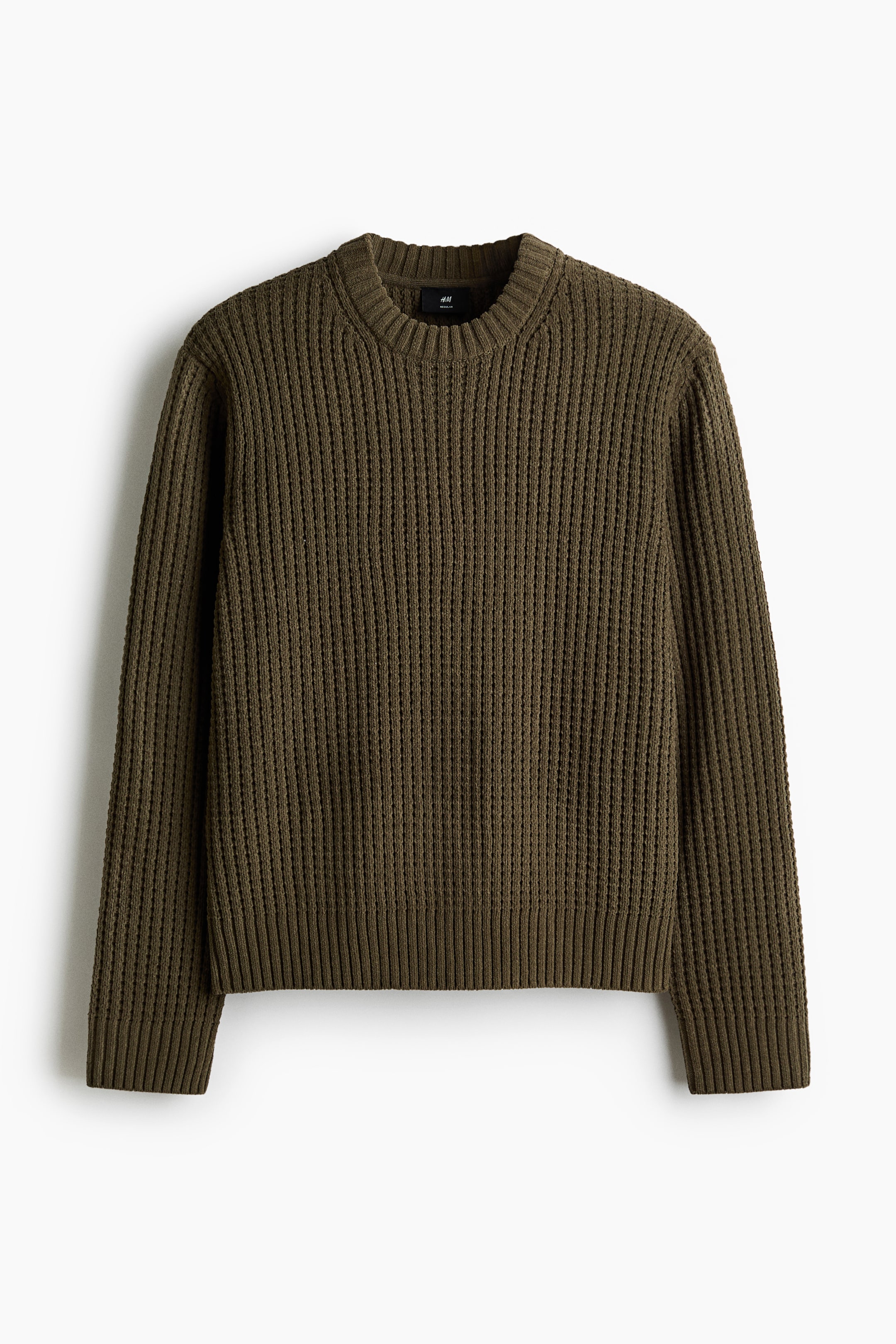 Men’s Khaki green Regular-Fit Sweater | H&M CA