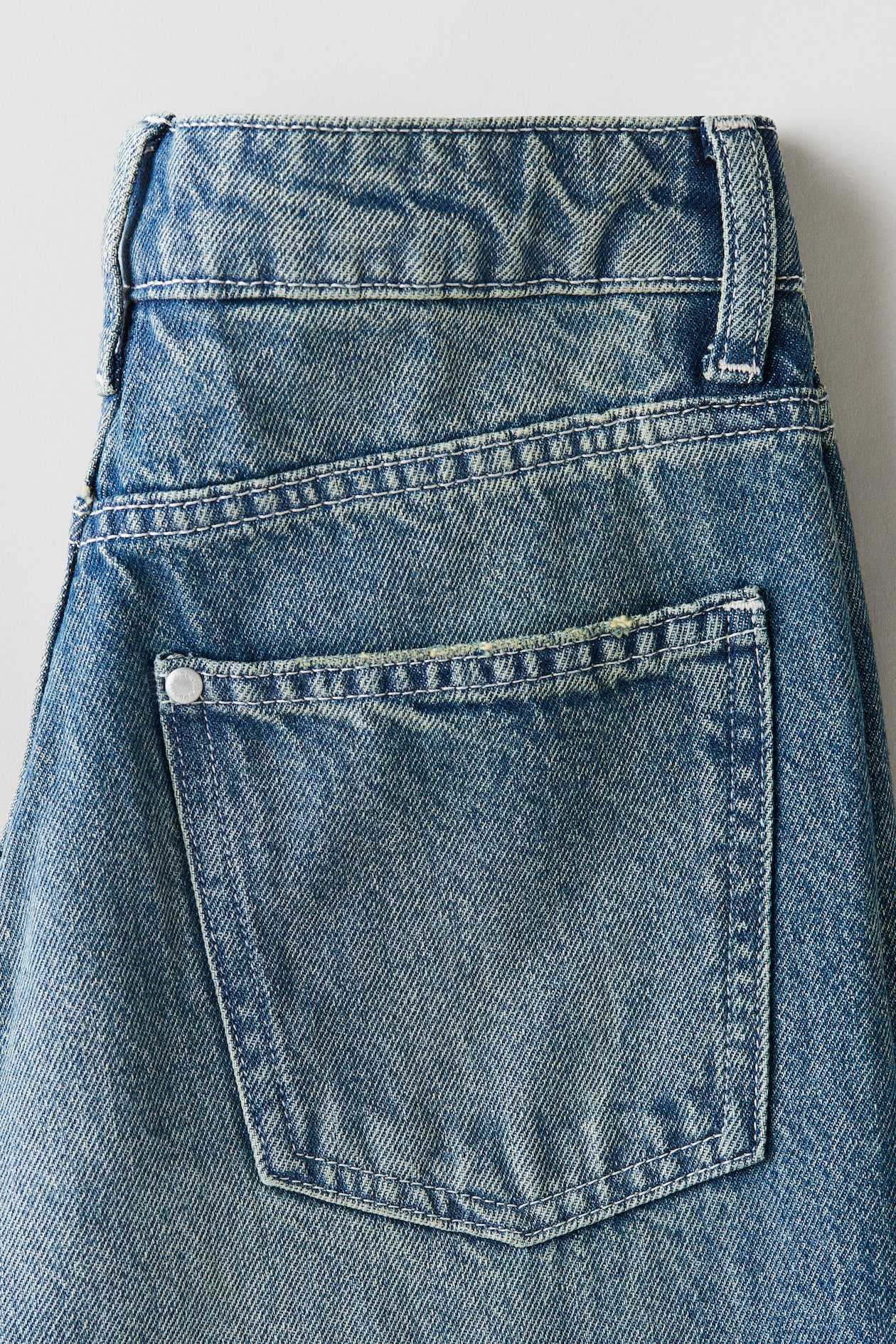 Denim blue Beck Loose Fit Jeans for kids | H&M US