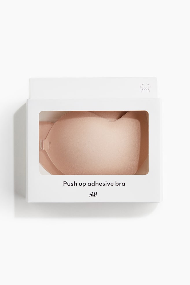 Self-adhesive Push-up Bra - Light beige - Ladies | H&M US