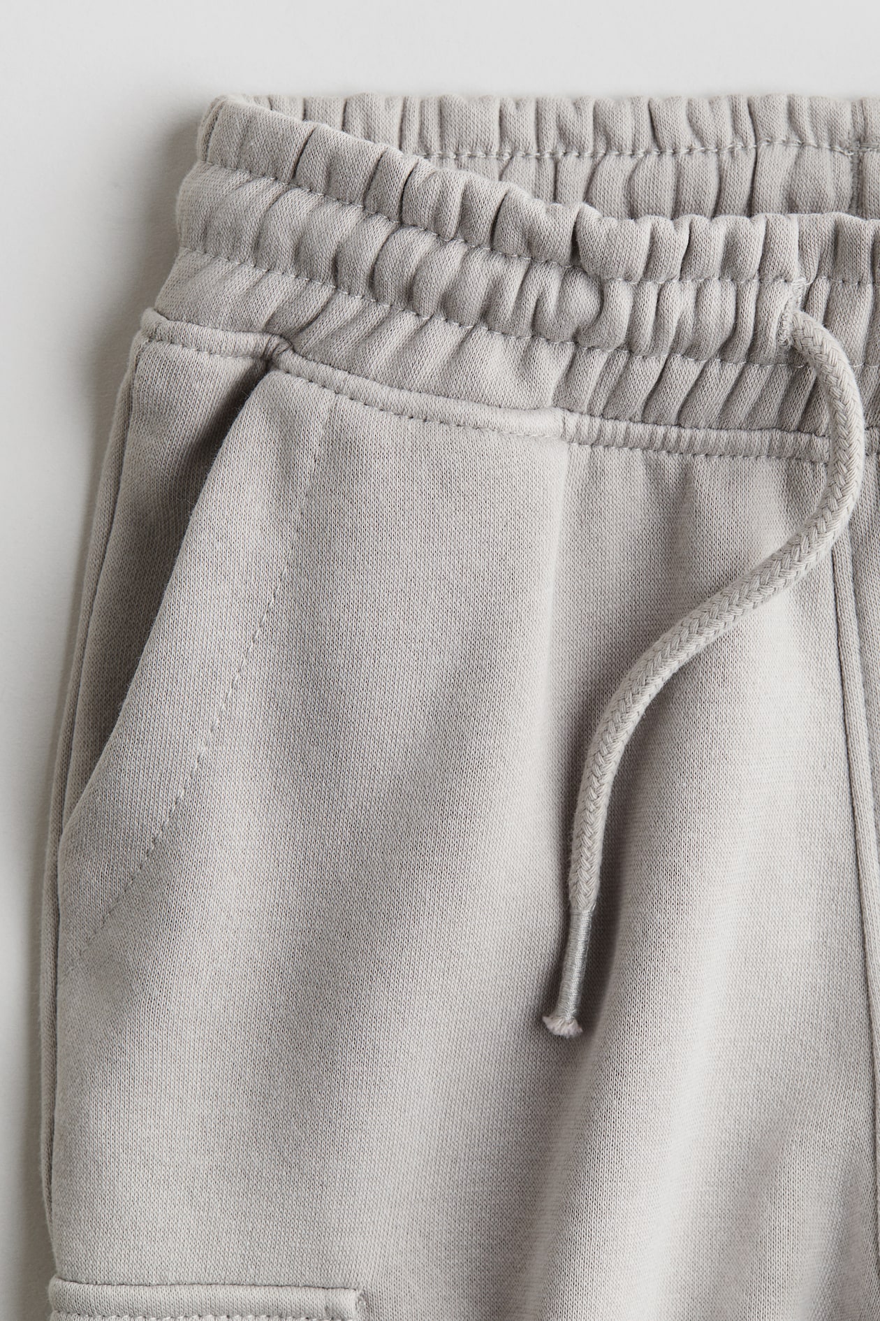 Light gray Brushed-Inside Cargo Joggers | H&M CA