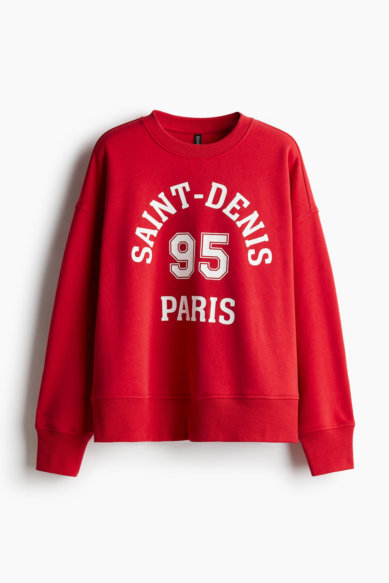 Bluza oversize z motywem - Czerwony/Saint-Denis - ONA | H&M PL