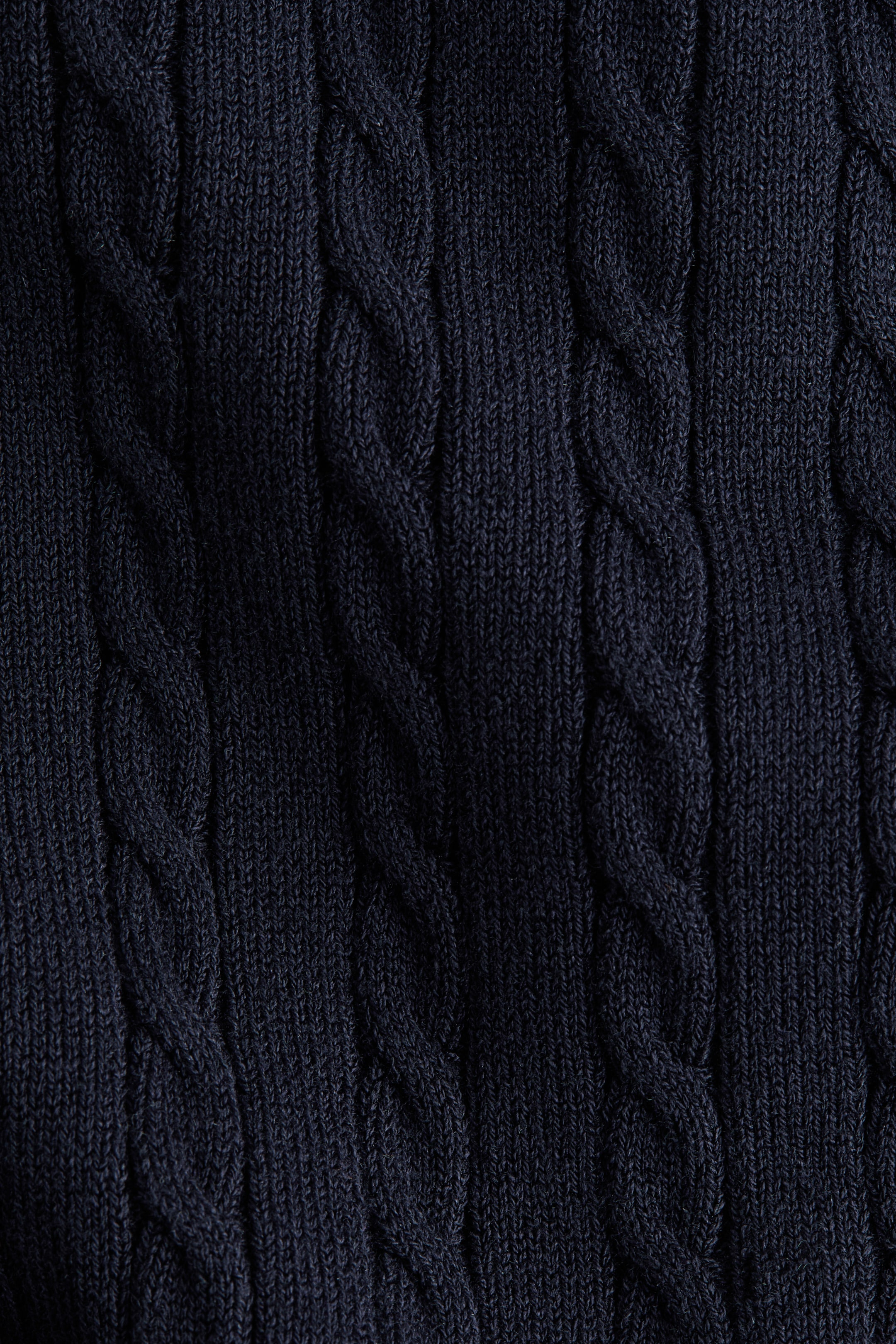 Cable-knit cardigan - Navy blue - Ladies | H&M HK