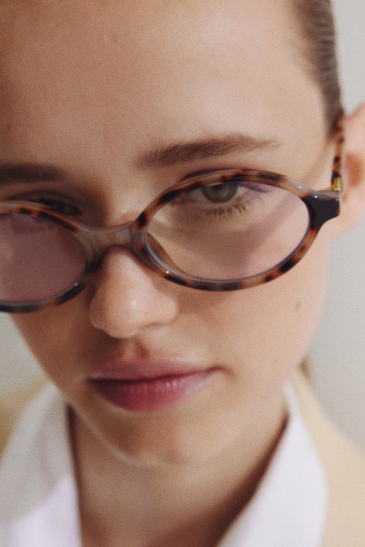 Blue light glasses - Beige/Tortoiseshell pattern - Ladies | H&M SG