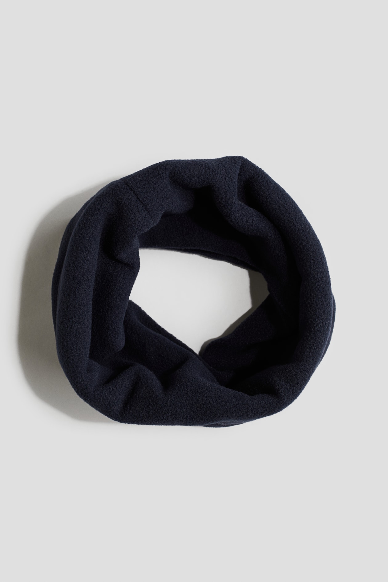 Fleece Tube Scarf - Navy blue - Kids | H&M US