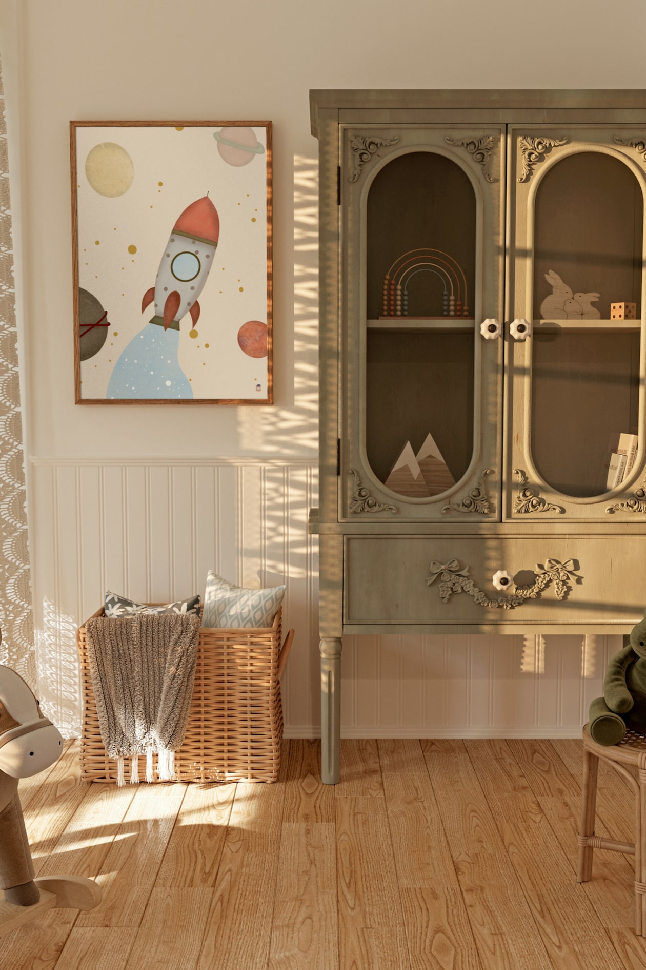 Rumle Rumskib - Legetøjsraket - Poster & Frame - Home All | H&M DK