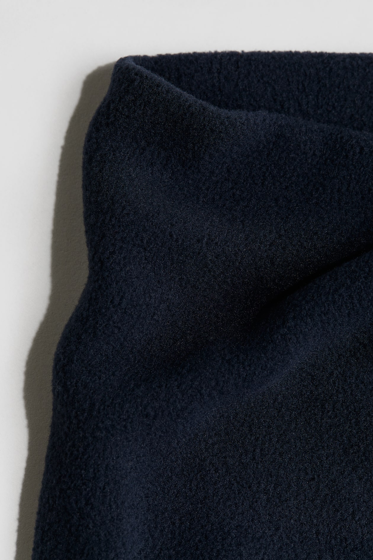 Fleece Tube Scarf - Navy blue - Kids | H&M US