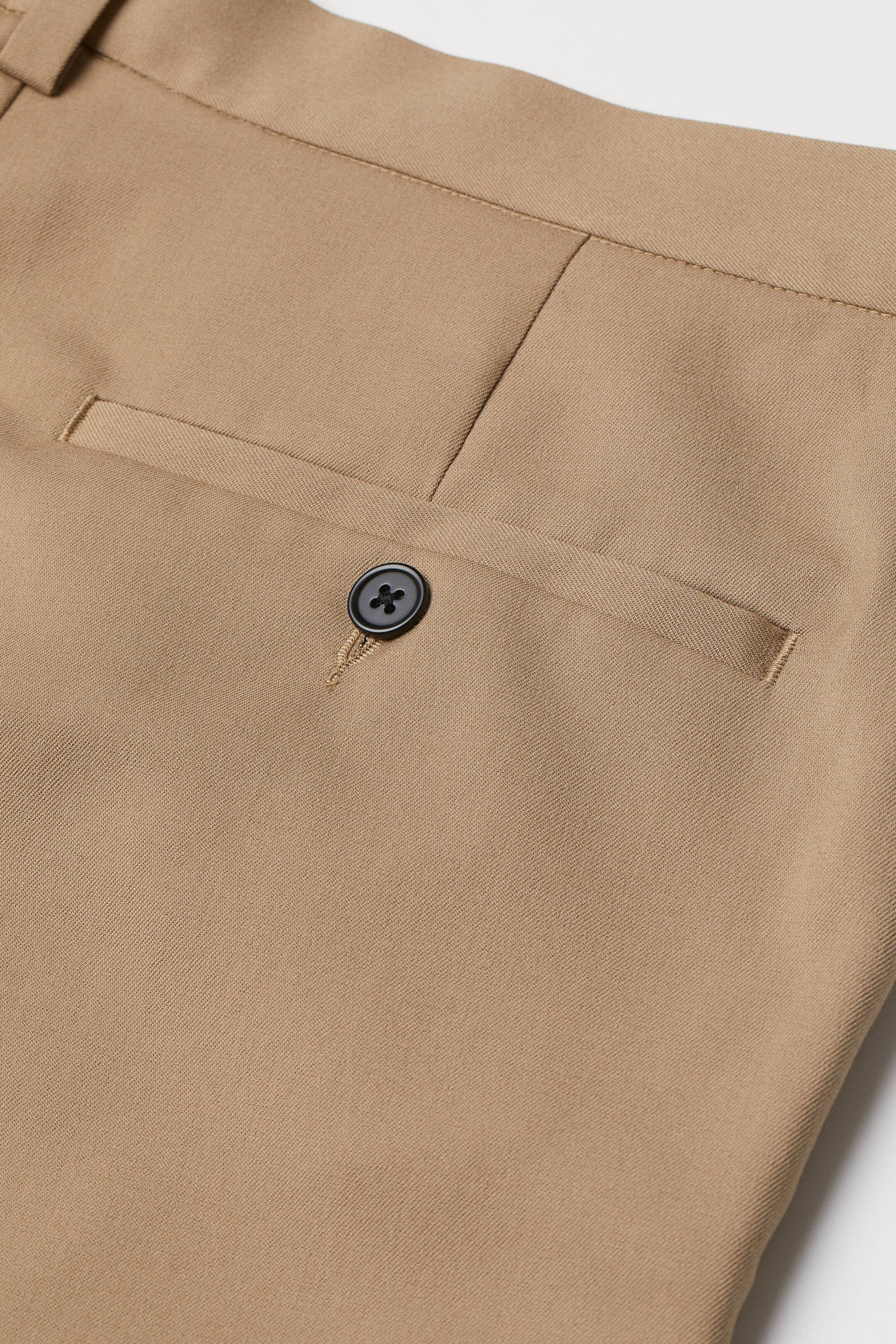 Slim Fit Slacks - Beige - Men | H&M CA