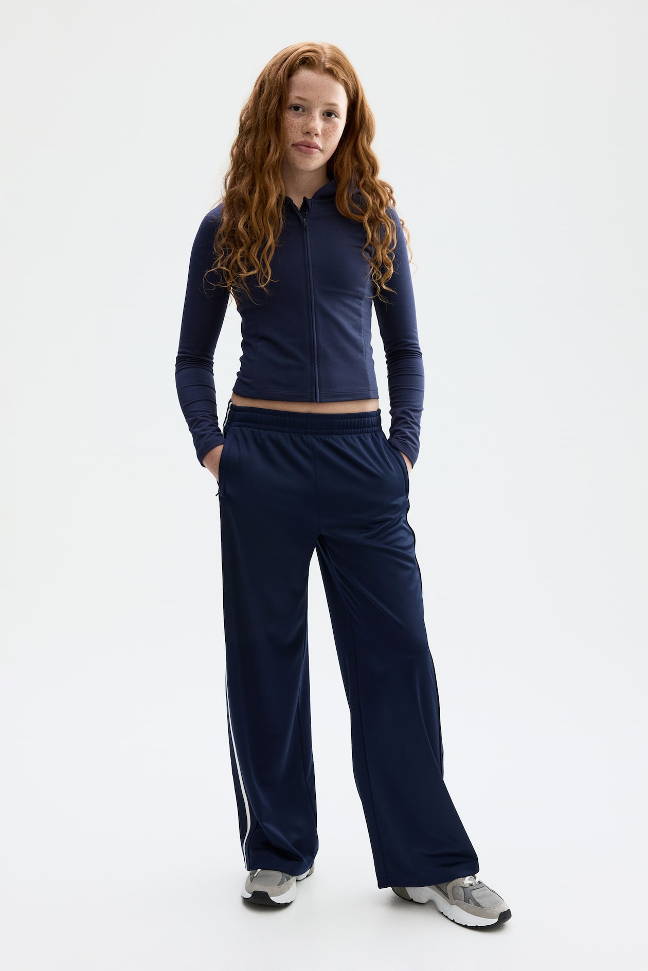 Sudadera deportiva con zíper - Azul marino - Kids | H&M MX