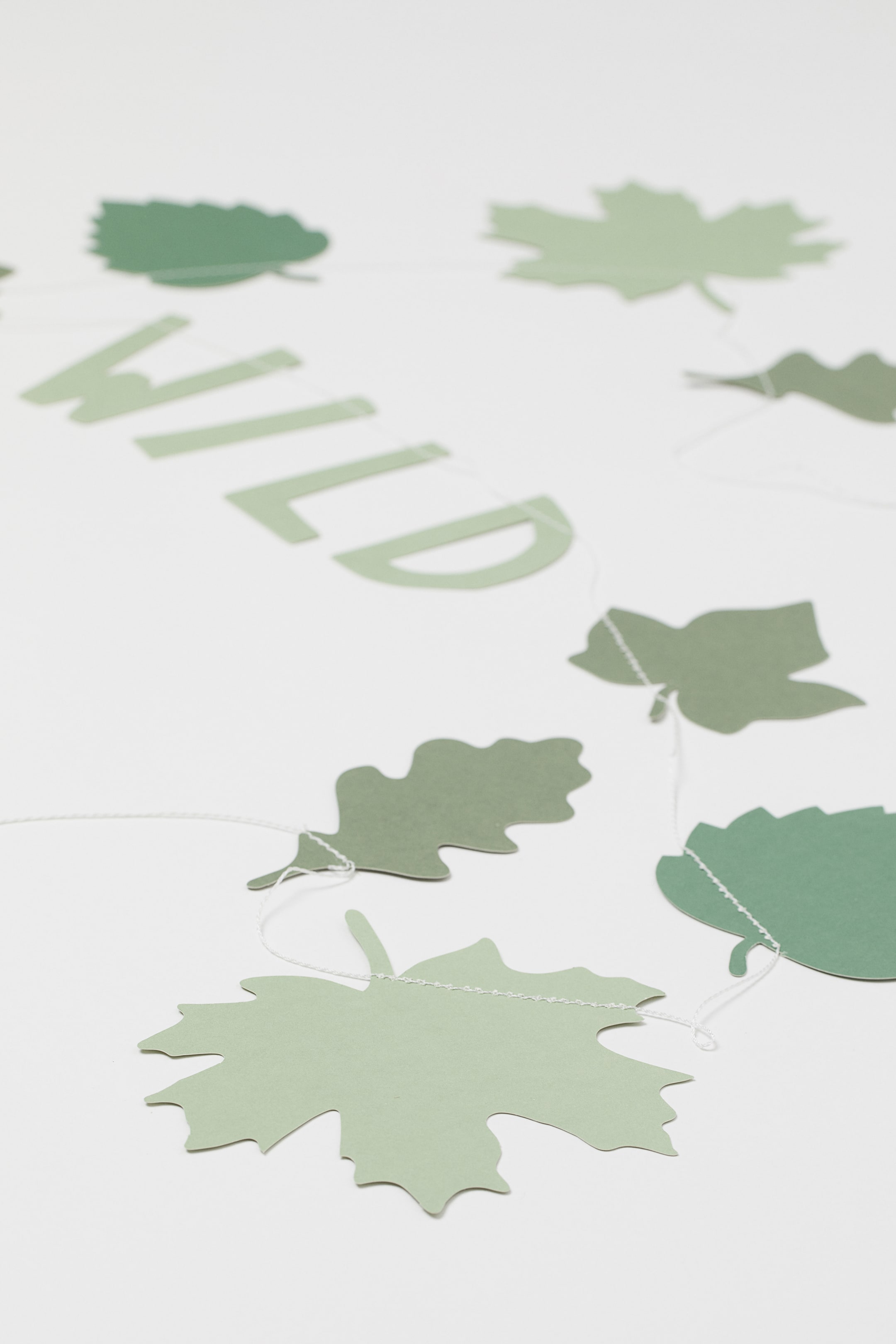 Leafy bunting - Light green - Home All | H&M IE