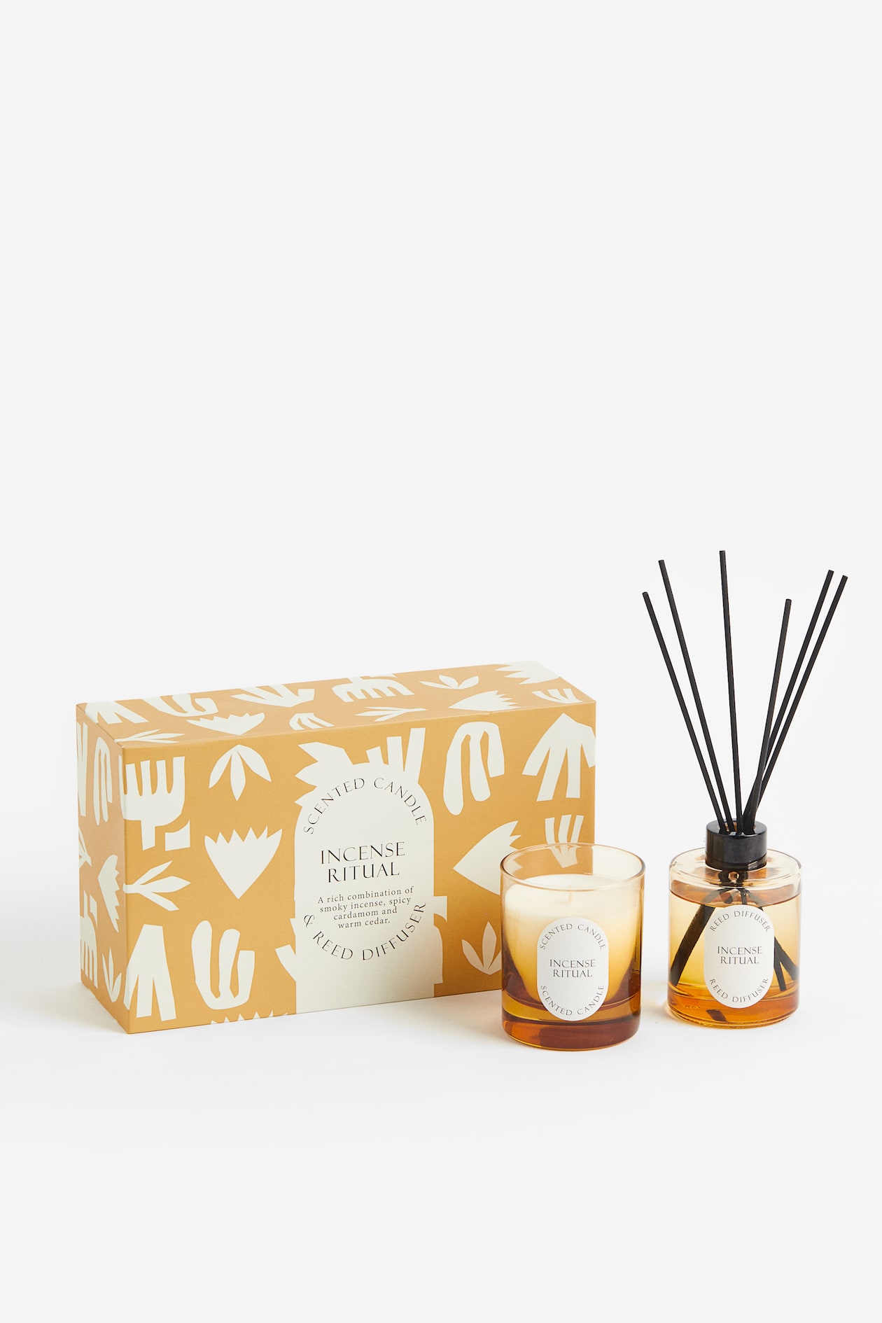 Bougie parfumée et diffuseur - Jaune foncé/Incense Ritual - Home All ...