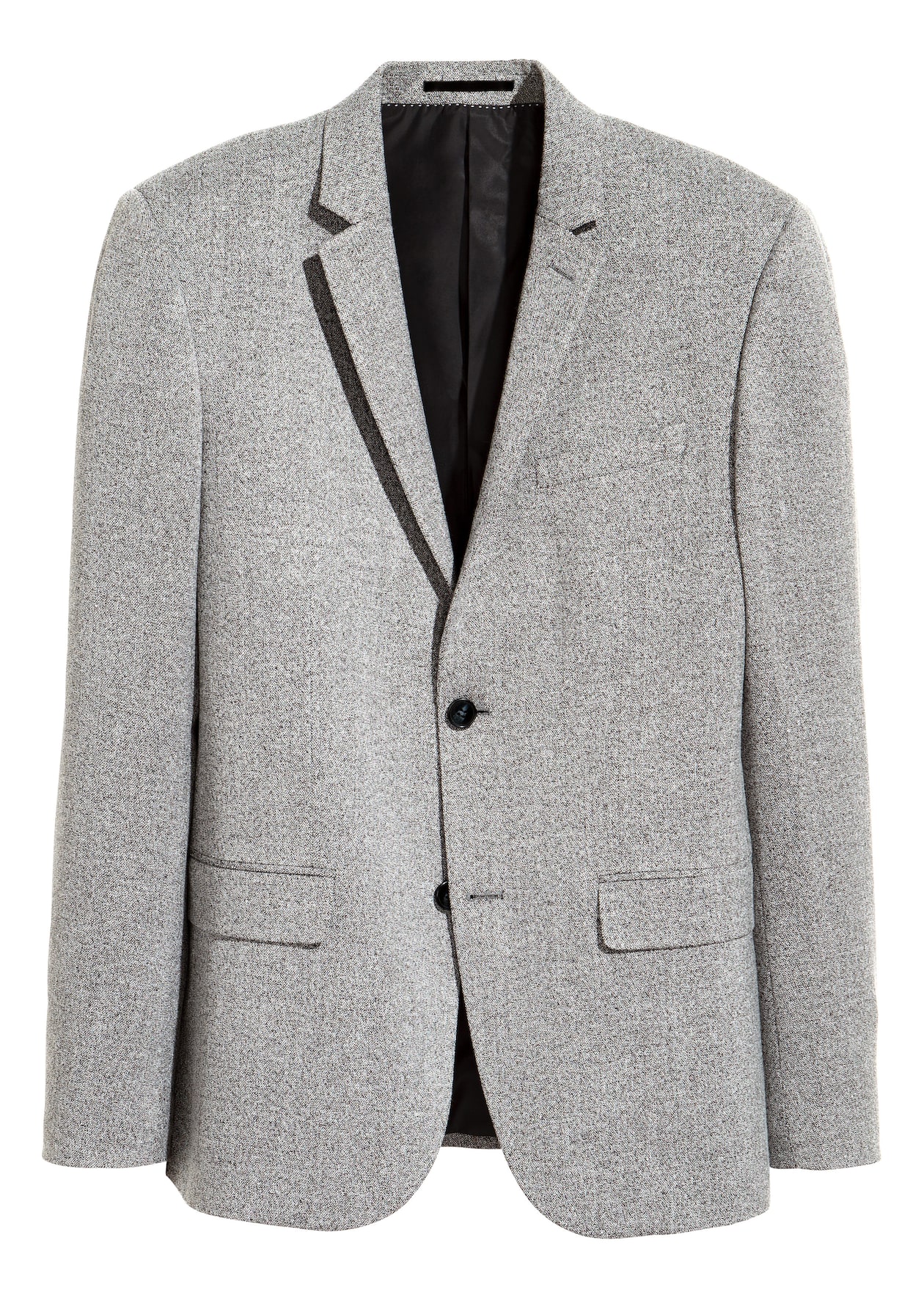 Marled jacket Slim fit - Grey marl - Men | H&M