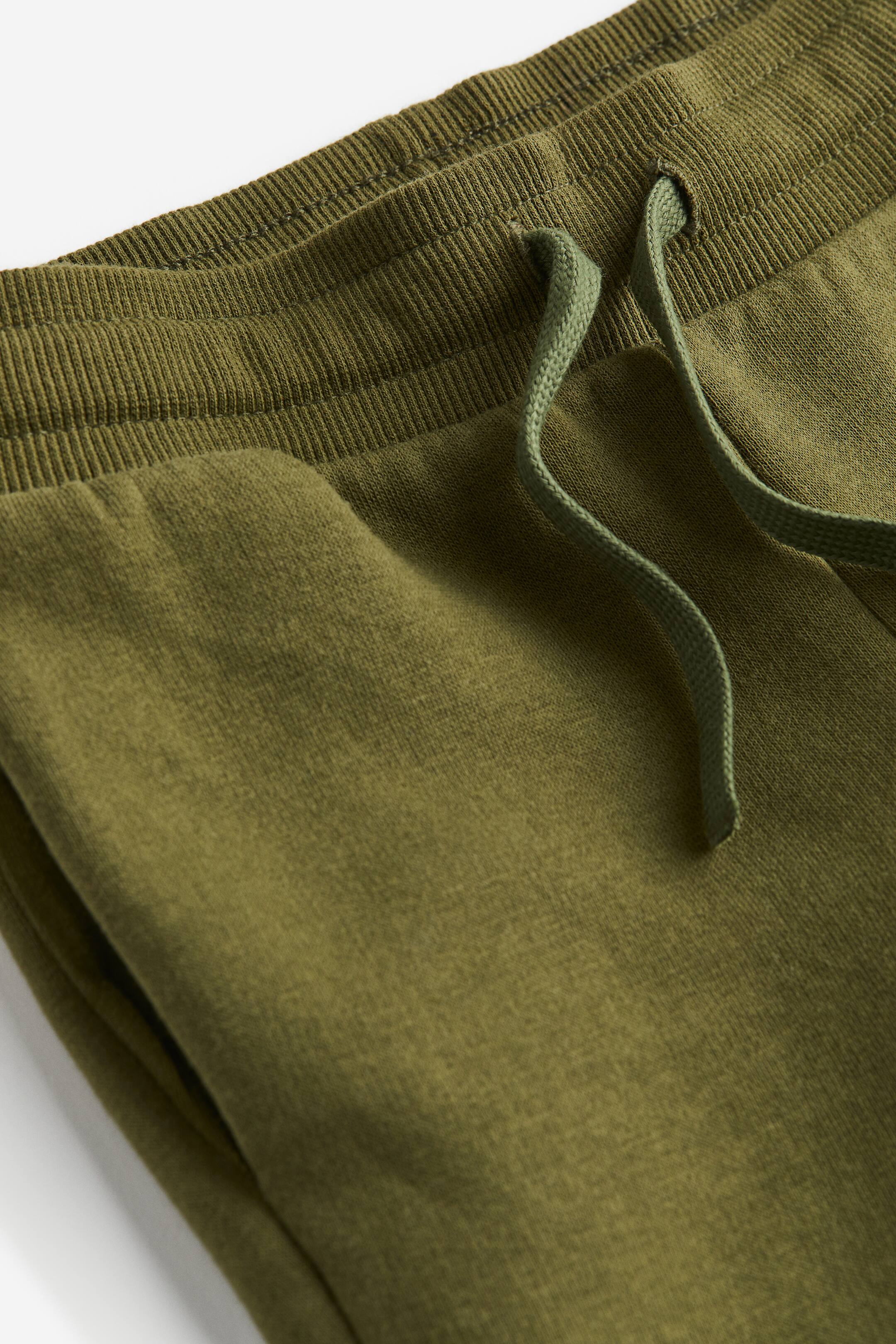 Brushed-inside joggers - Dark green - Kids | H&M GB