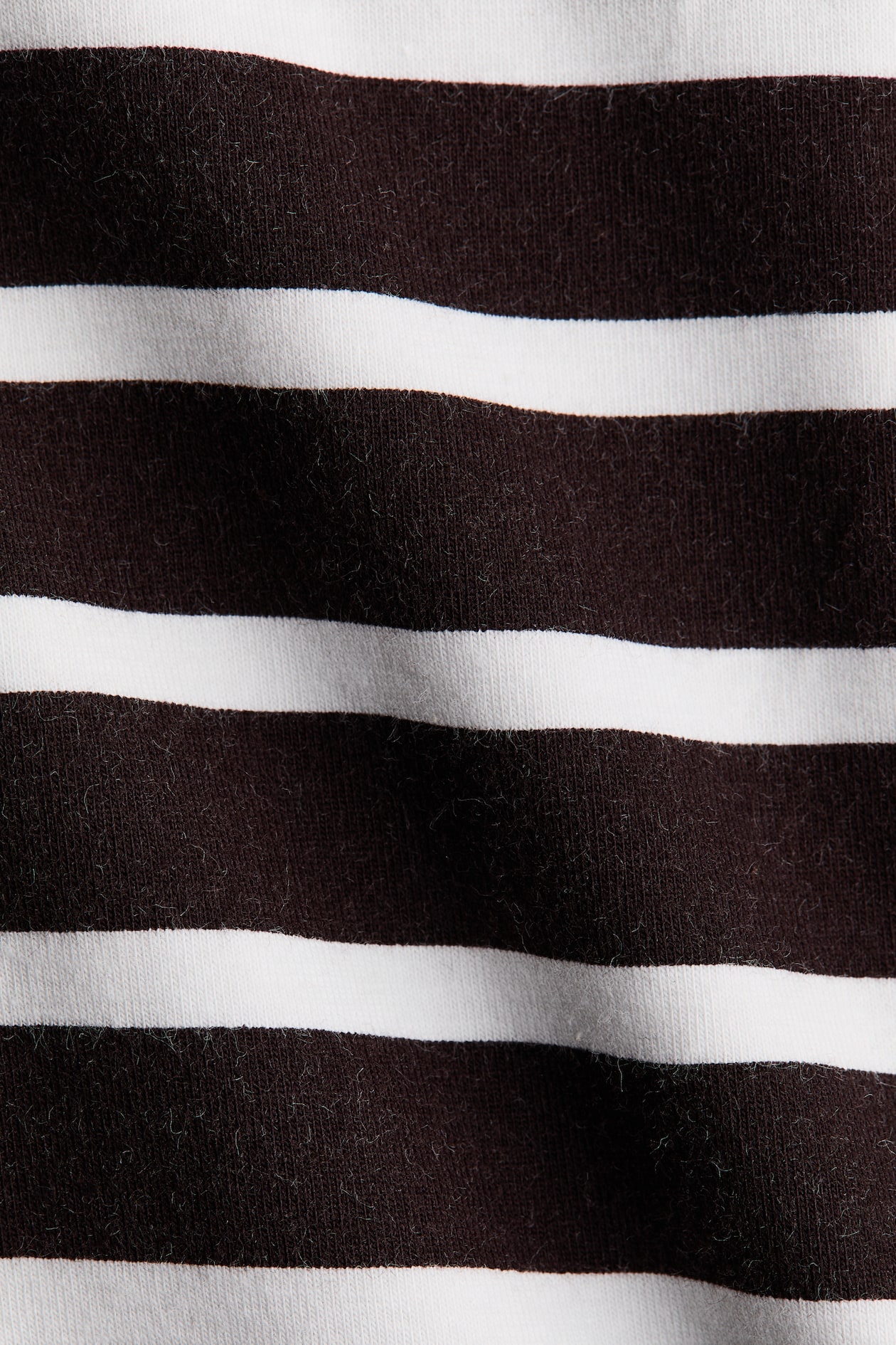Batwing-Sleeved Jersey Top - Dark brown/striped - Ladies | H&M US