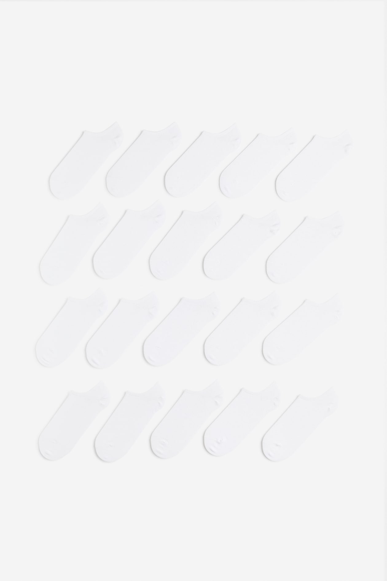 Men’s White 20-pack trainer socks | H&M GB