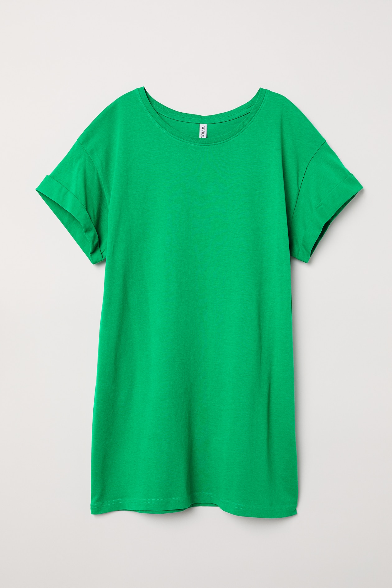 Women's Emerald green Long T-shirt | H&M GB