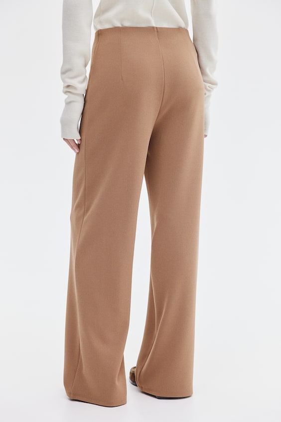 Button-front Pants - Dark beige - Ladies | H&M US