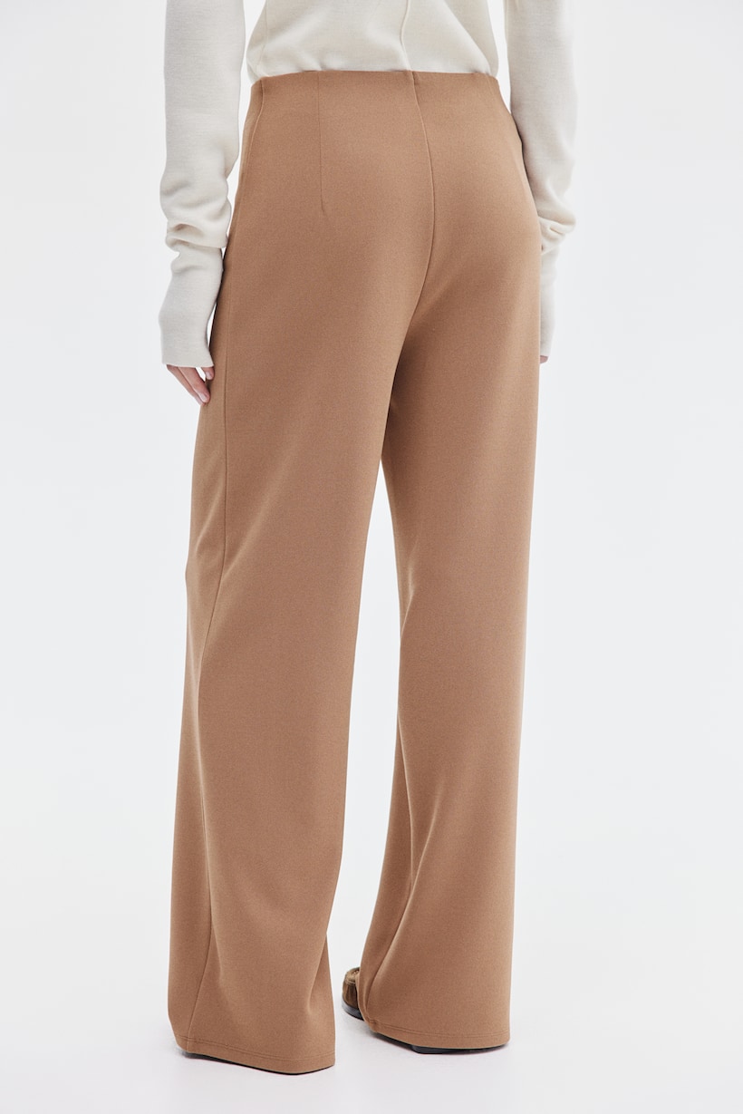 Button-front Pants - Dark beige - Ladies | H&M US