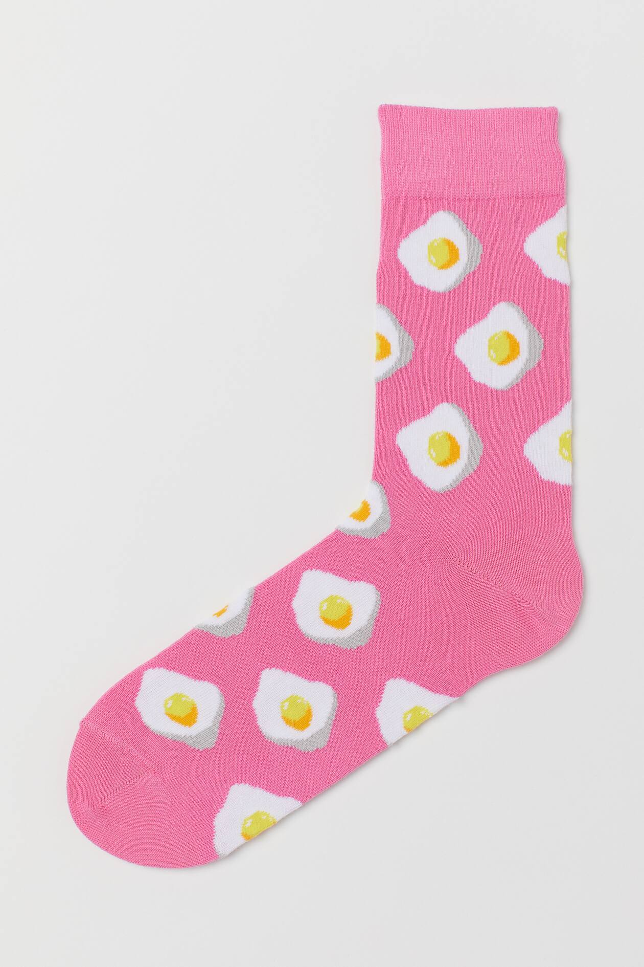 Mönstrade strumpor - Rosa/Ägg - HERR | H&M SE