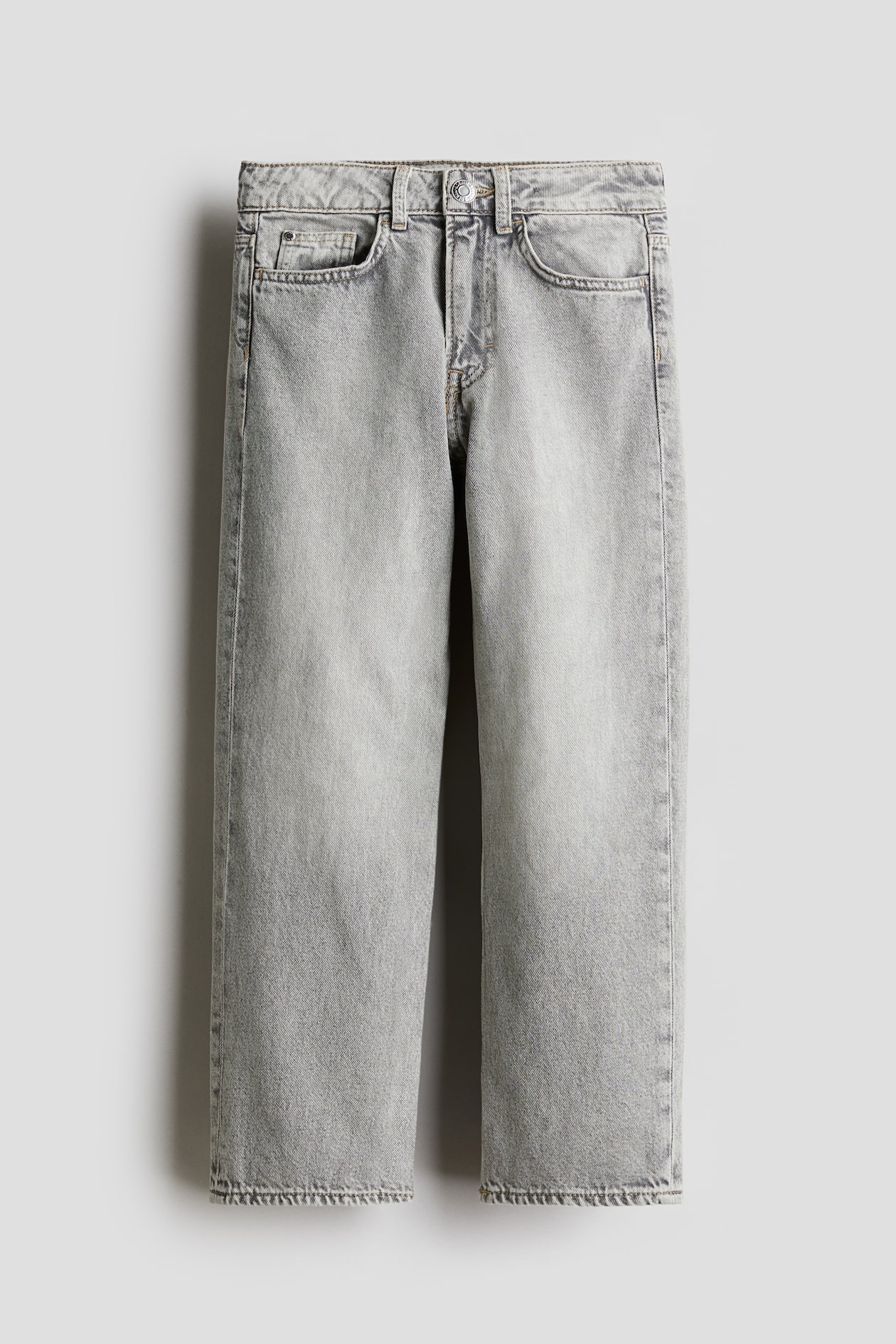 Gray Beck Loose Fit Jeans for kids | H&M US