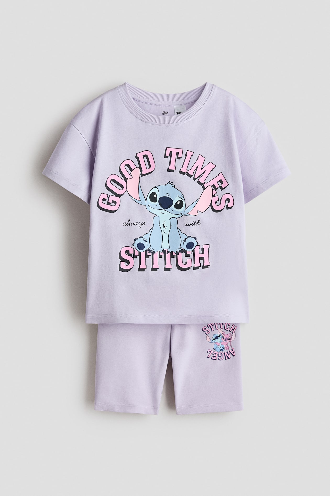 Ensemble imprimé 2 pièces - Violet/Lilo et Stitch - Kids | H&M CA