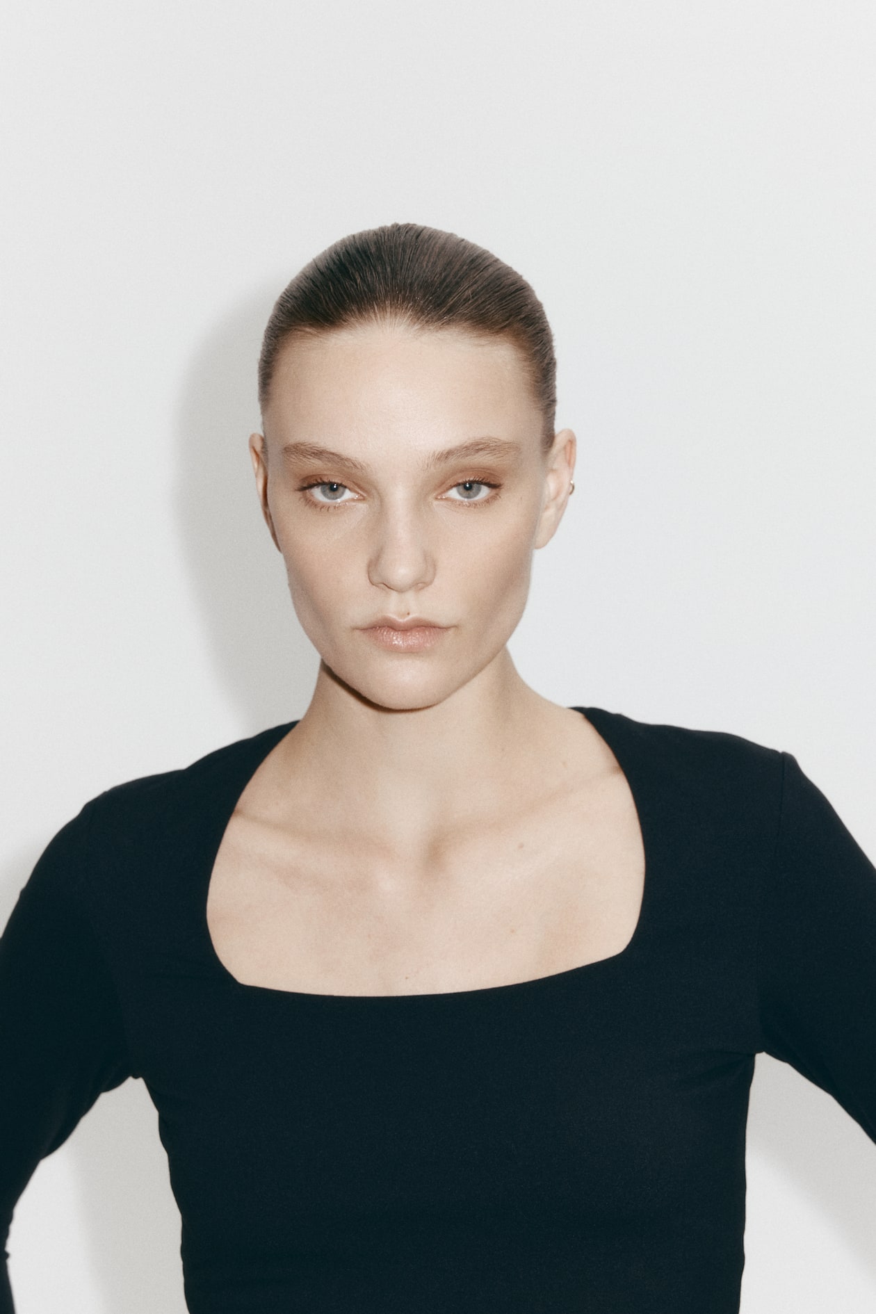 Women's Black Long-sleeved jersey top | H&M GB